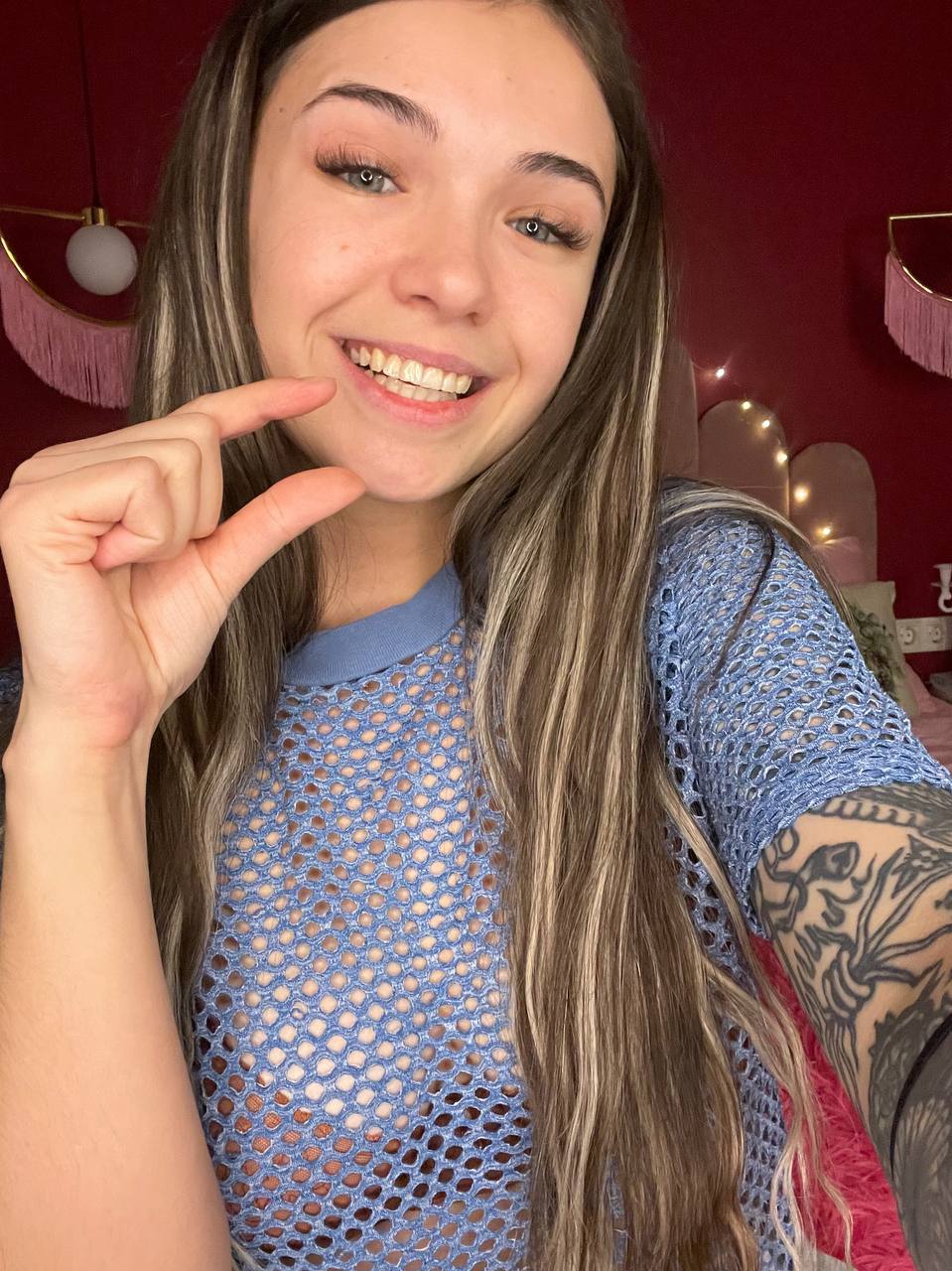 if my hand go in your panties , will i find something or no luck with it ? | Scrolller