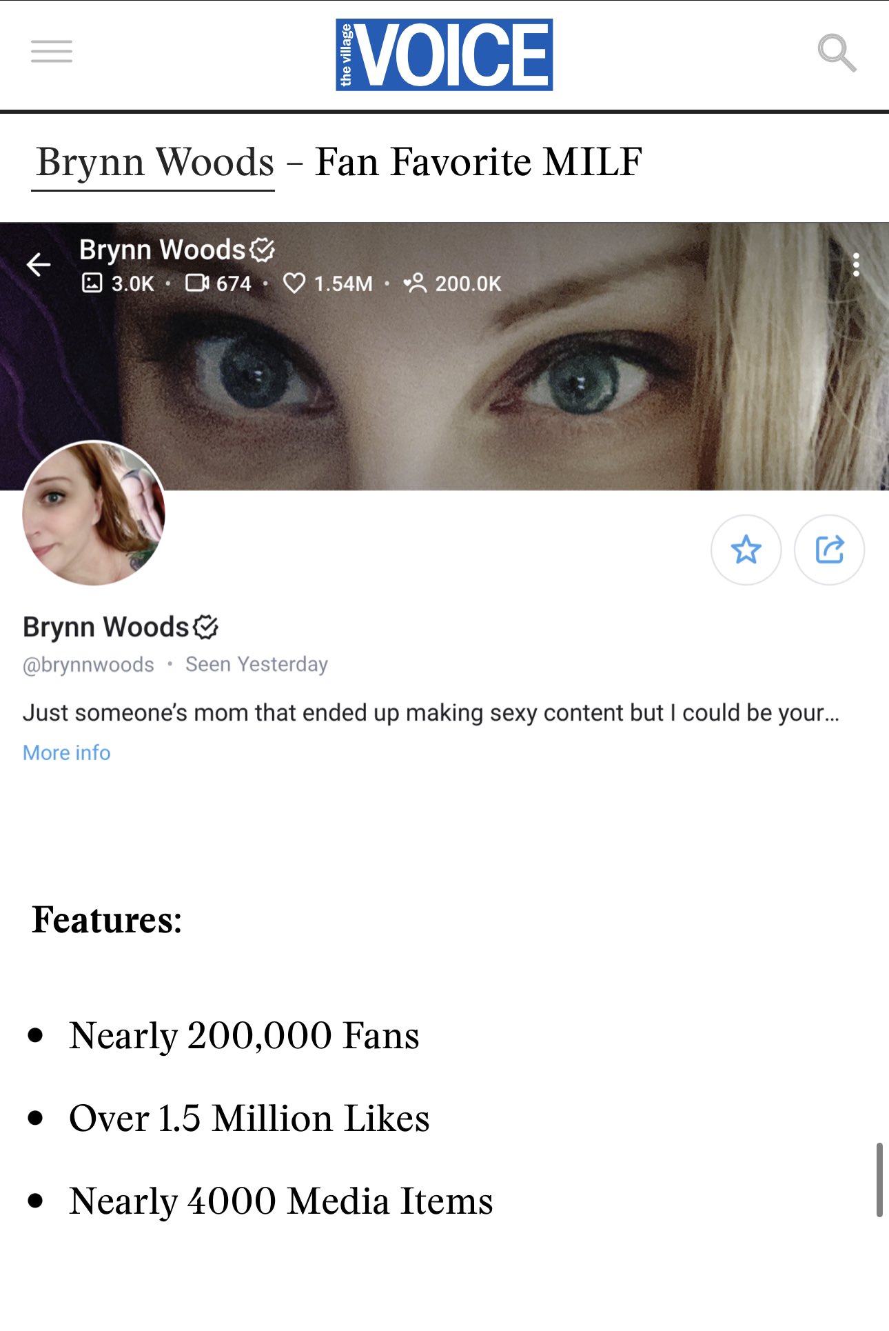 I'm officially the #1 FREE Milf site on OF | Scrolller