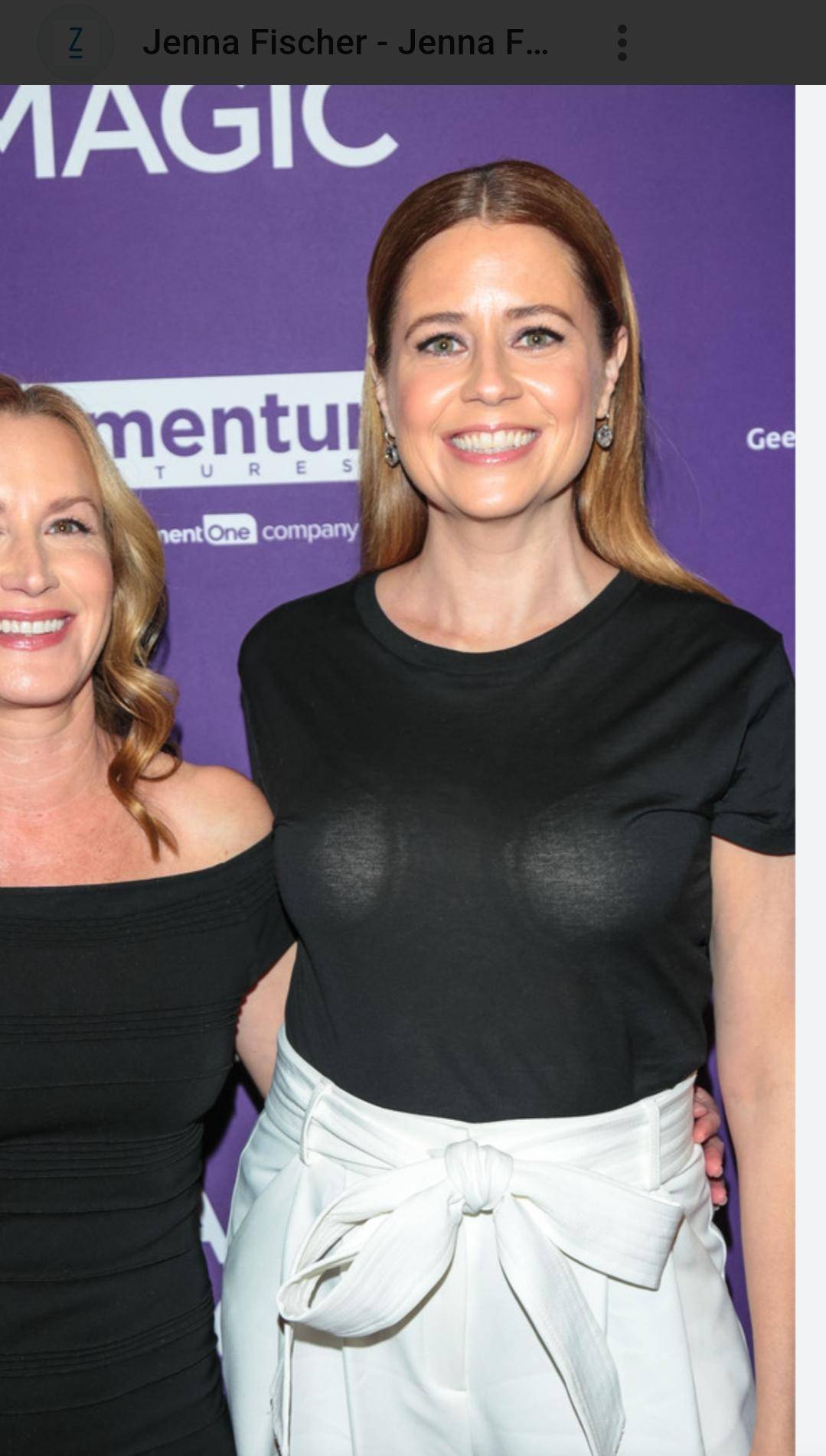 Jenna Fischer bra line | Scrolller