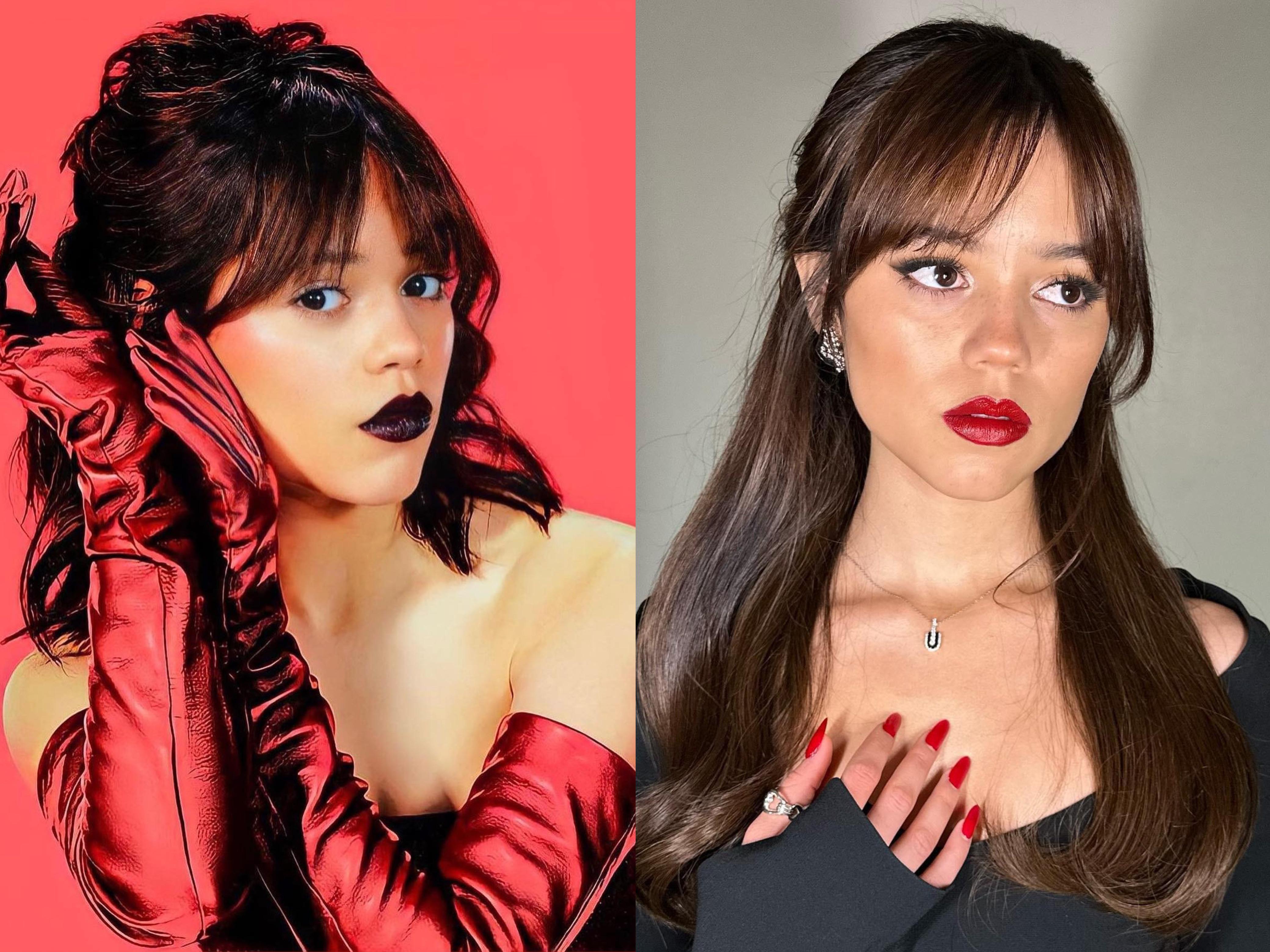 Jenna Ortega - Dark lips or red lips? | Scrolller