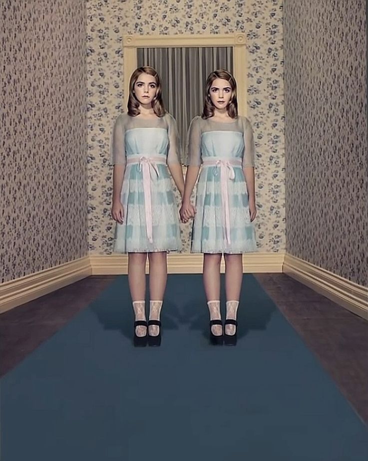 Kiernan as the twins from The Shining | Scrolller