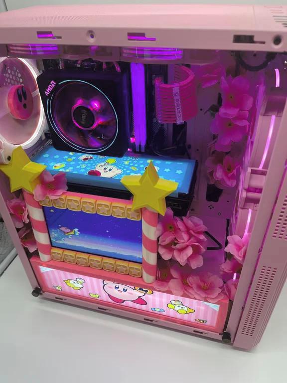 Kirby themed computer. | Scrolller