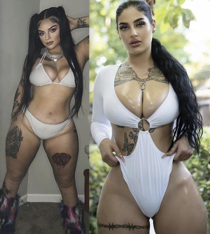 LEFT OR RIGHT : THICK GHETTO TATTED WHITE GIRLS | Scrolller
