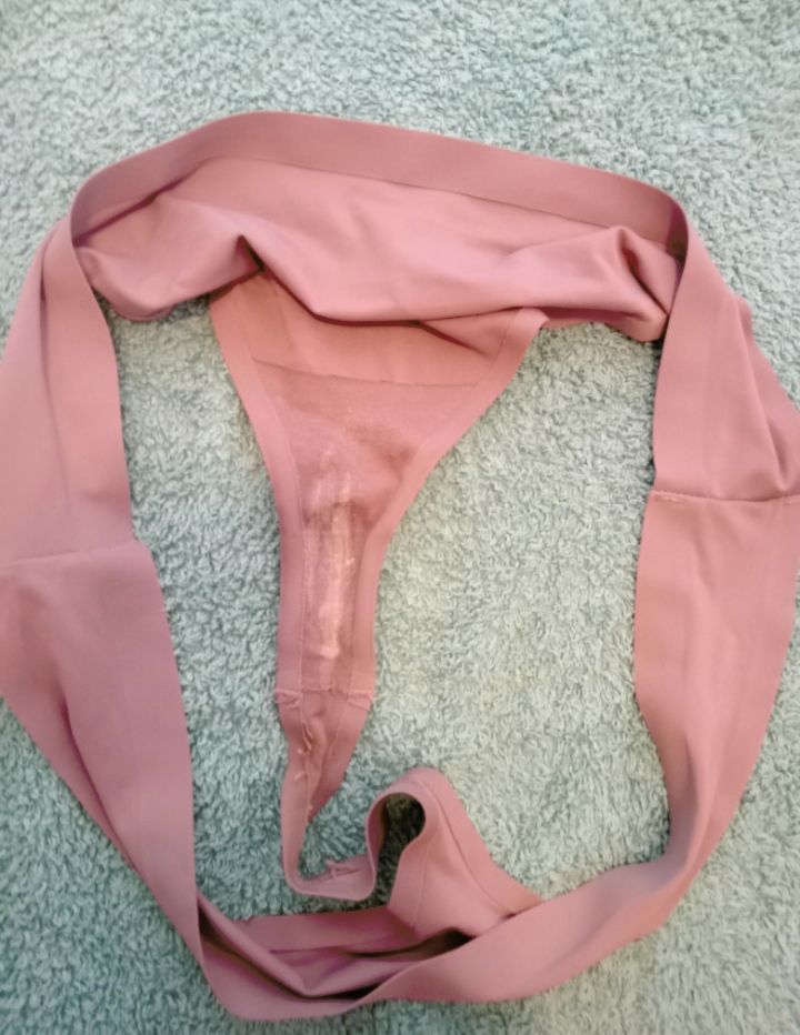 Lil sis cream thong | Scrolller