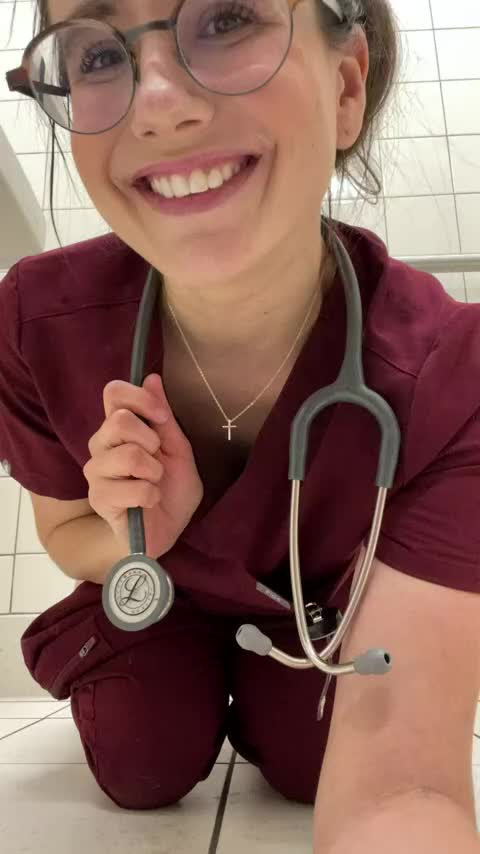 Lilly Vig was a nurse who had always had a fantasy of being taken in the bathroom. She had ...