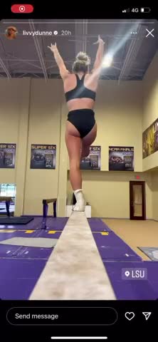 Livvy throwing herself around, giving us some real jiggle | Scrolller