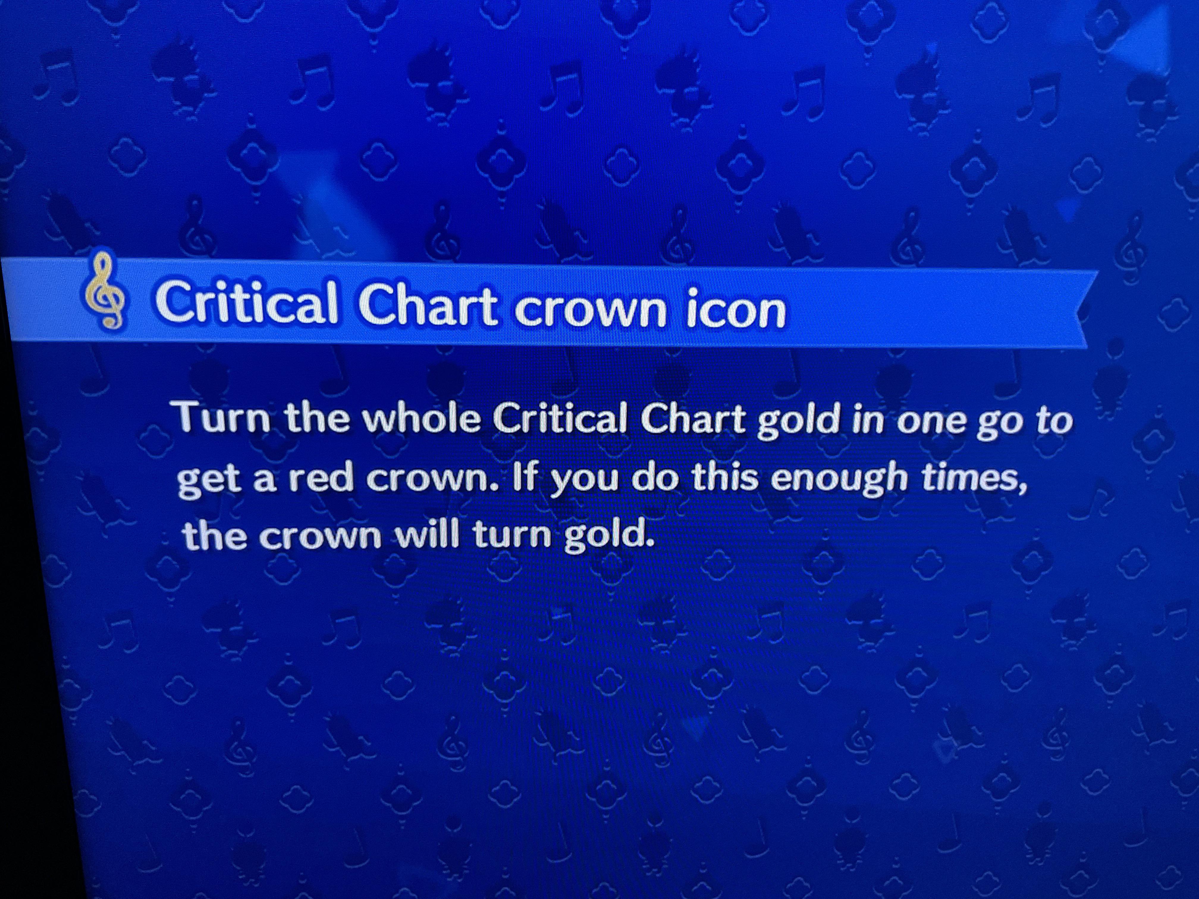Loading screen info Critical Chart crown? | Scrolller