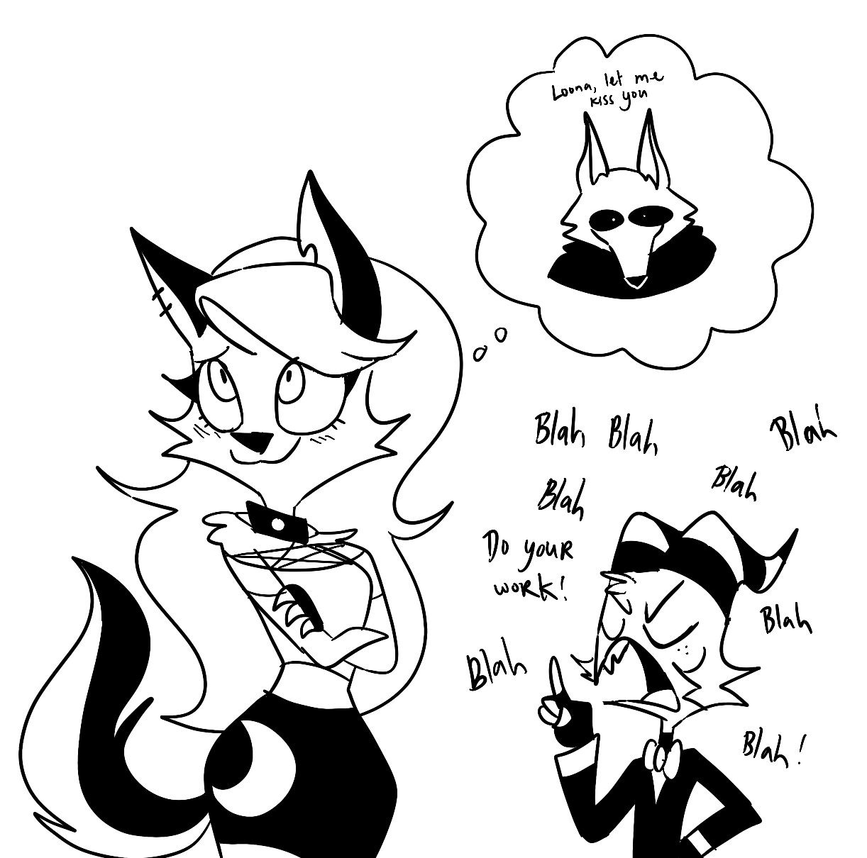 Loona's Empty Head by EMositeCC | Scrolller