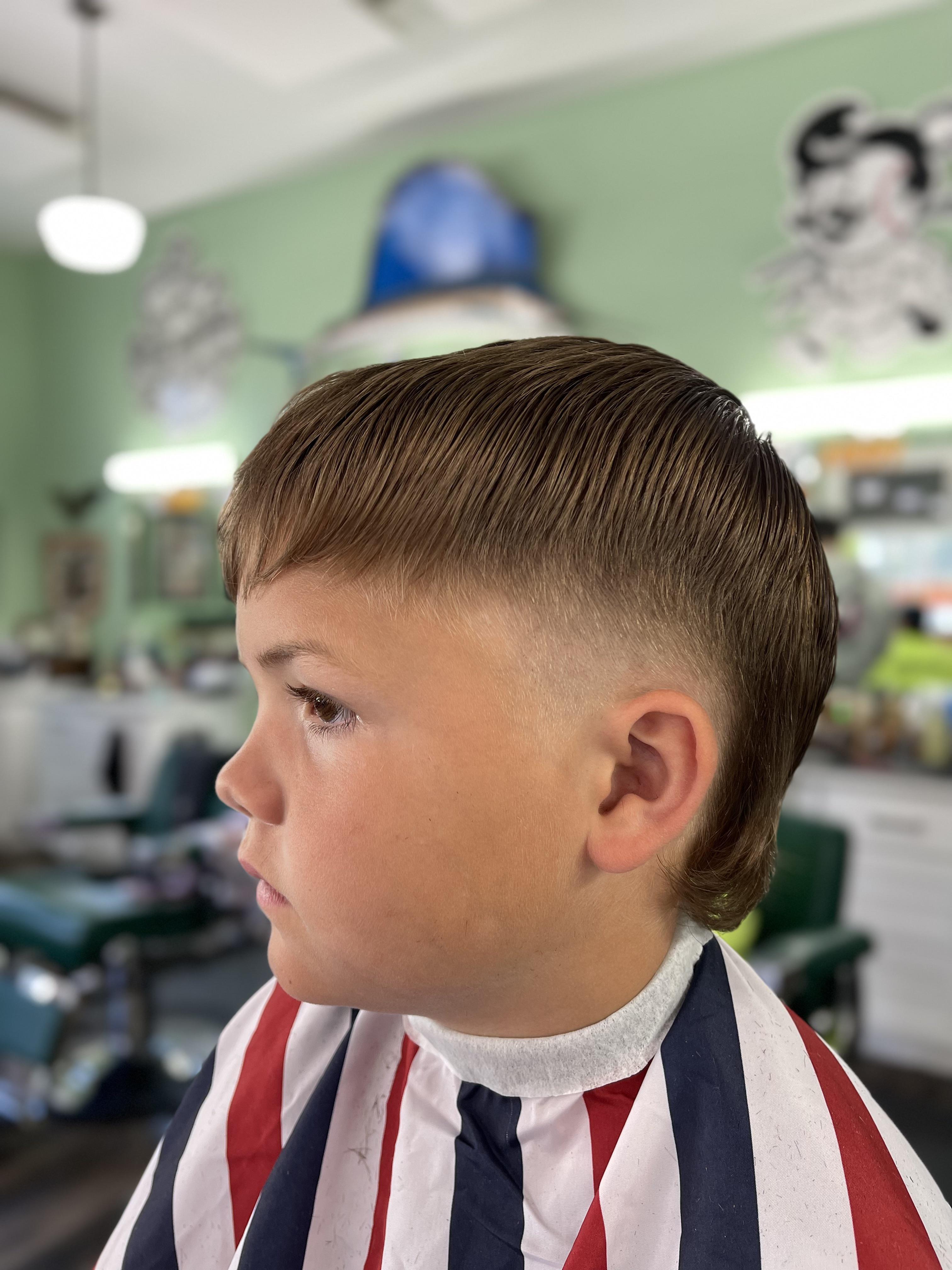 love helping a young one begin his mullet phase | Scrolller