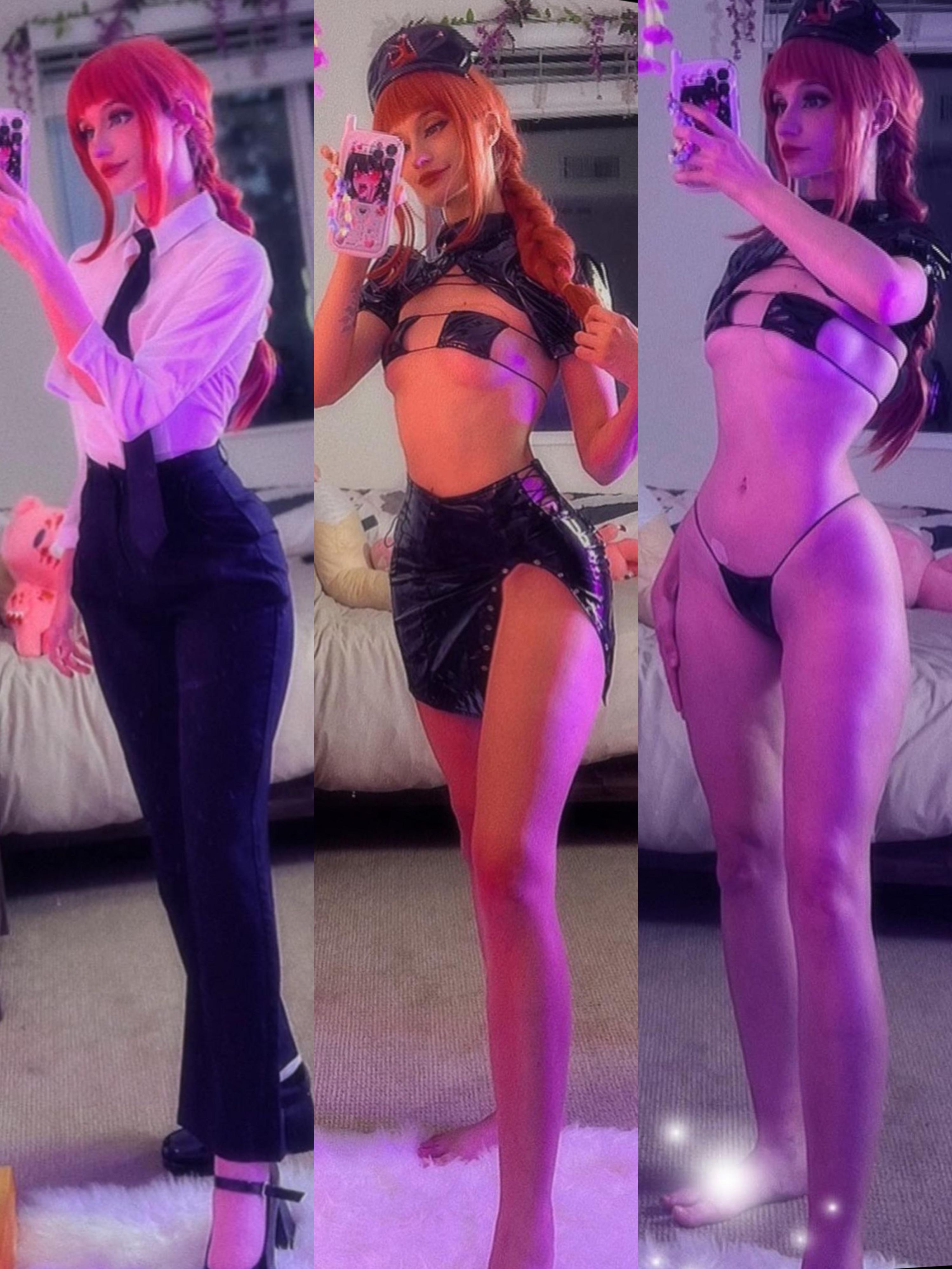 Makima from Chainsaw Man 3 way cosplay by Ami Inu | Scrolller