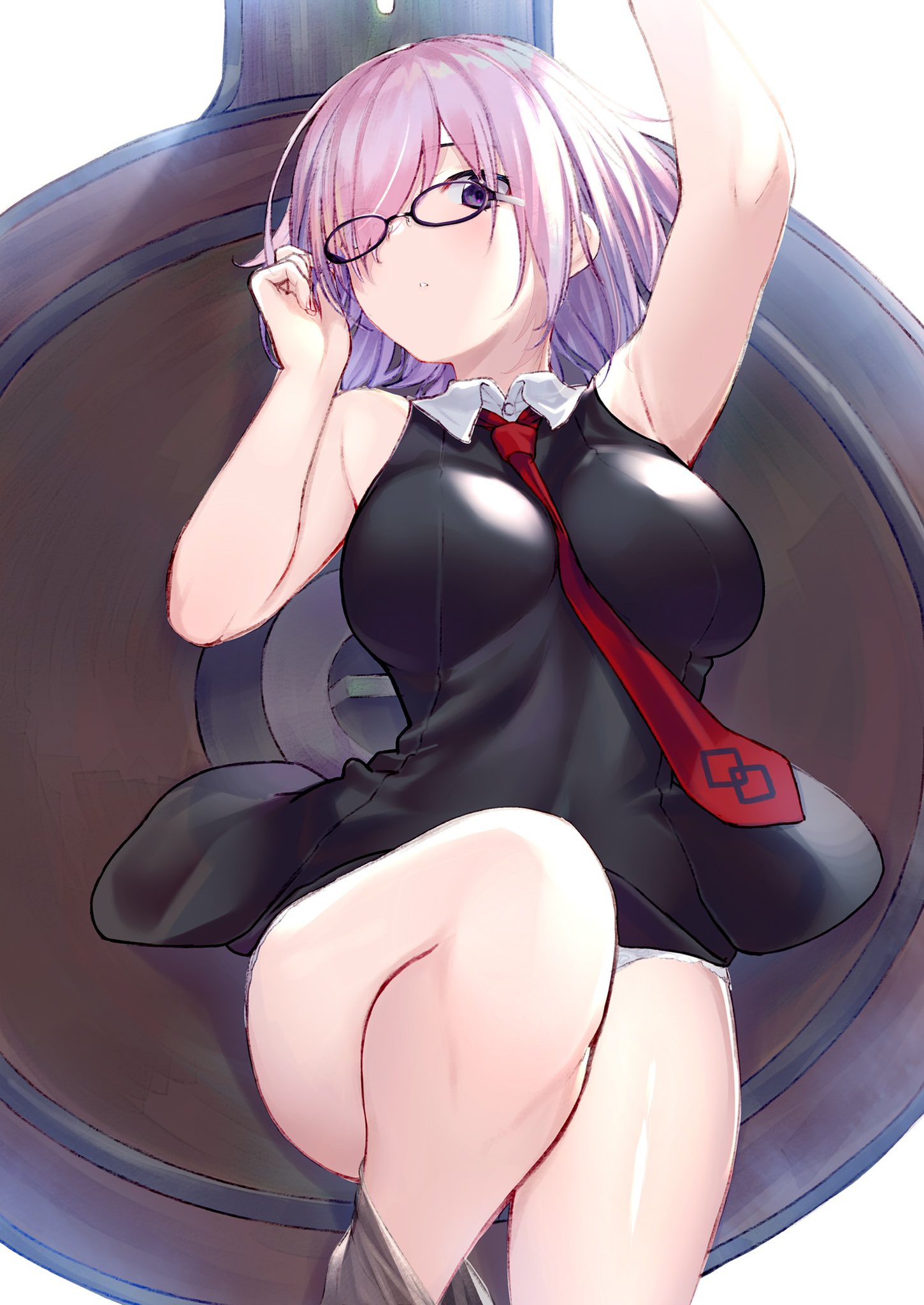 Mashu Kyrielight in a mini skirt | Scrolller