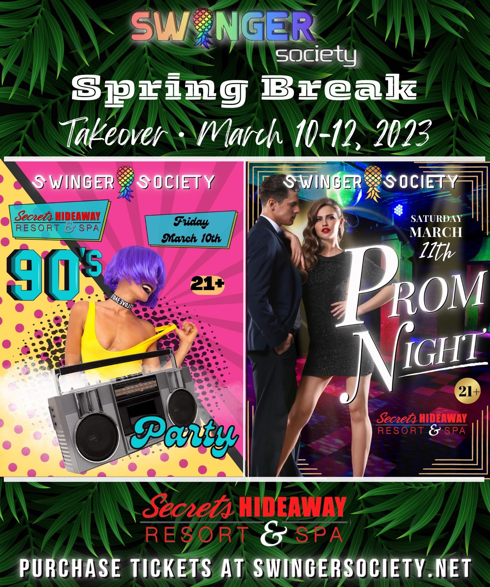 [MF4MF] Only 15 rooms left for the Swinger Society Spring break takeover at Secrets! | Scrolller