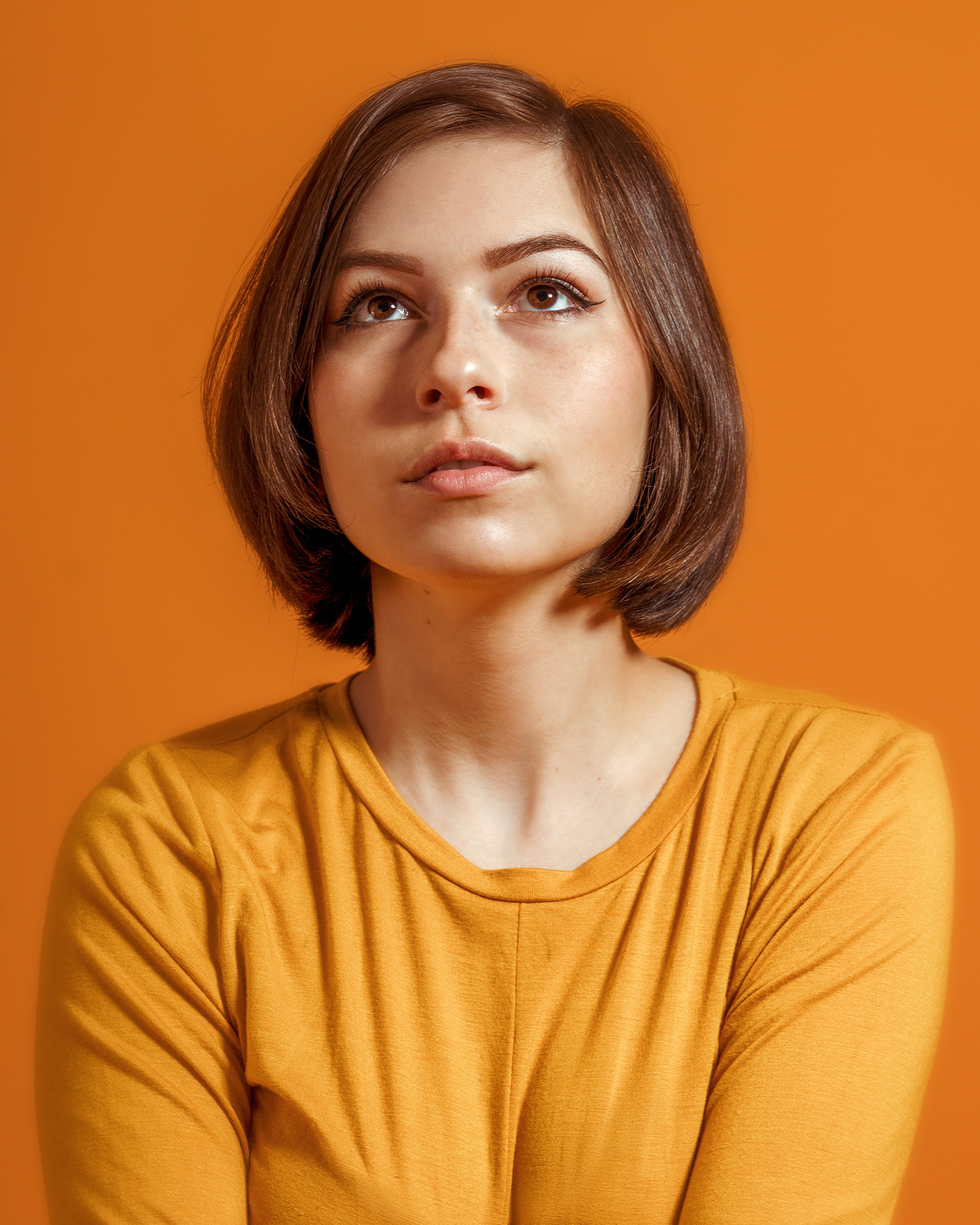 Michelle in Orange | Scrolller