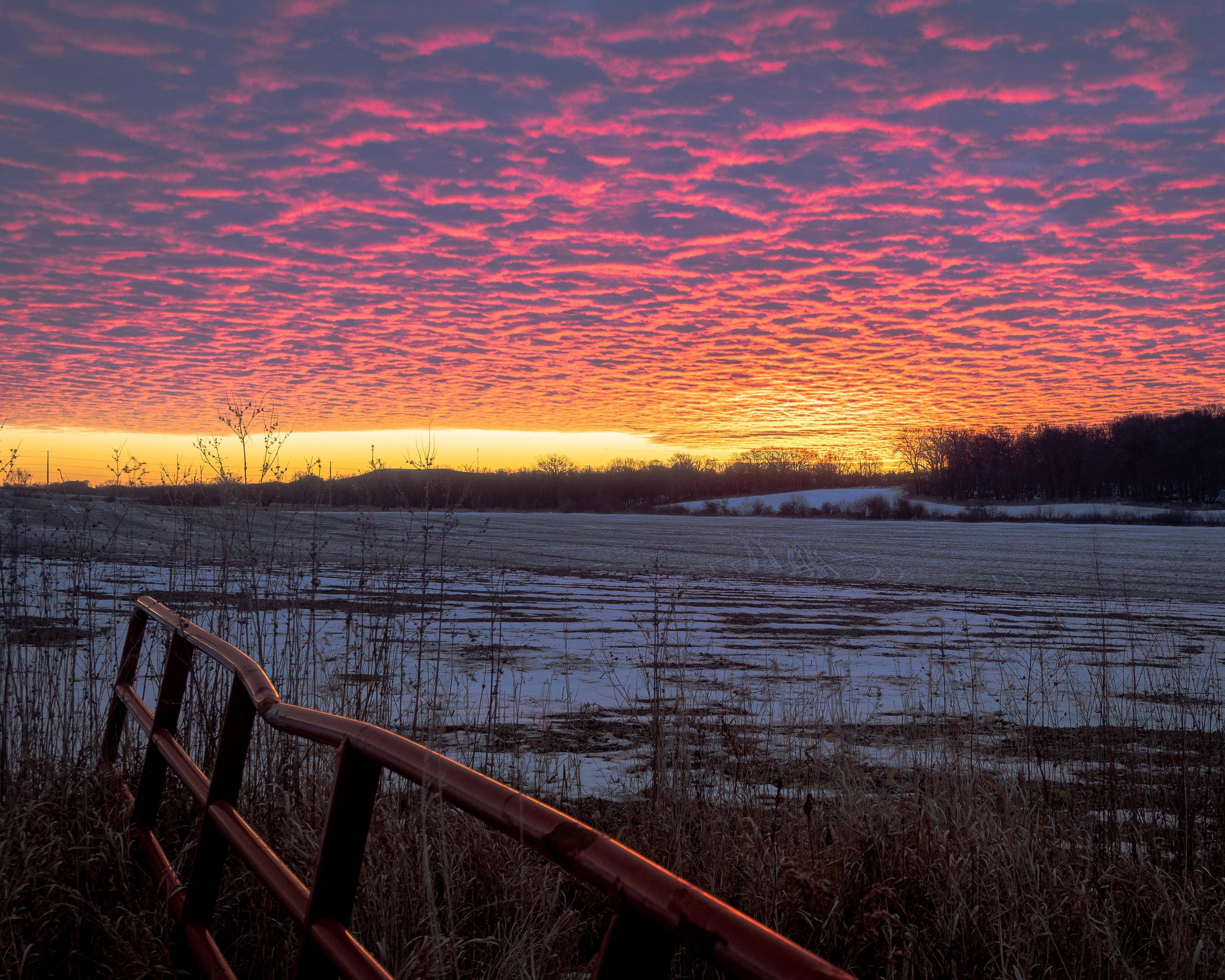 Midwest Sunrise. Eastern Iowa | Scrolller