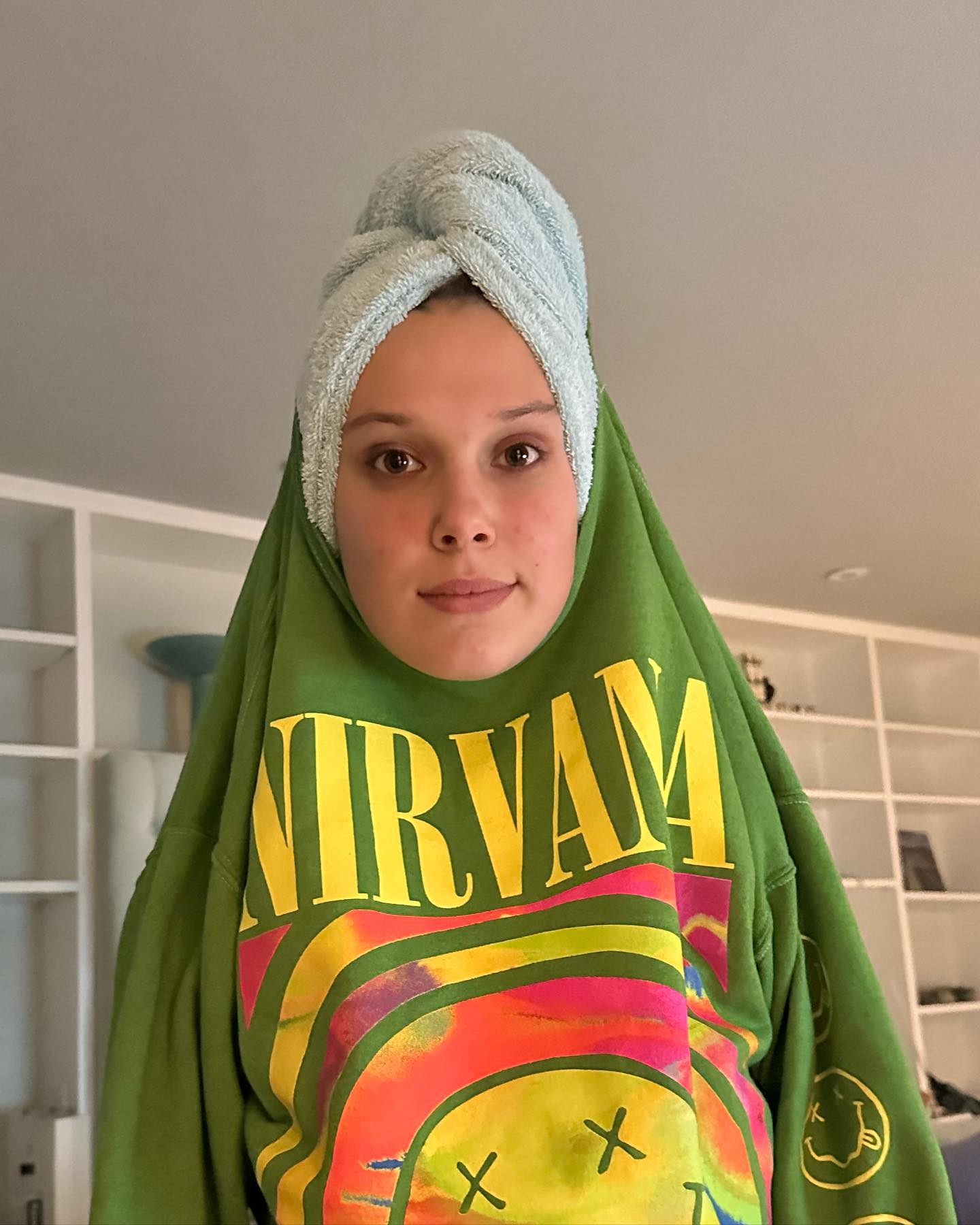 Millie Bobby Brown hair washing day | Scrolller