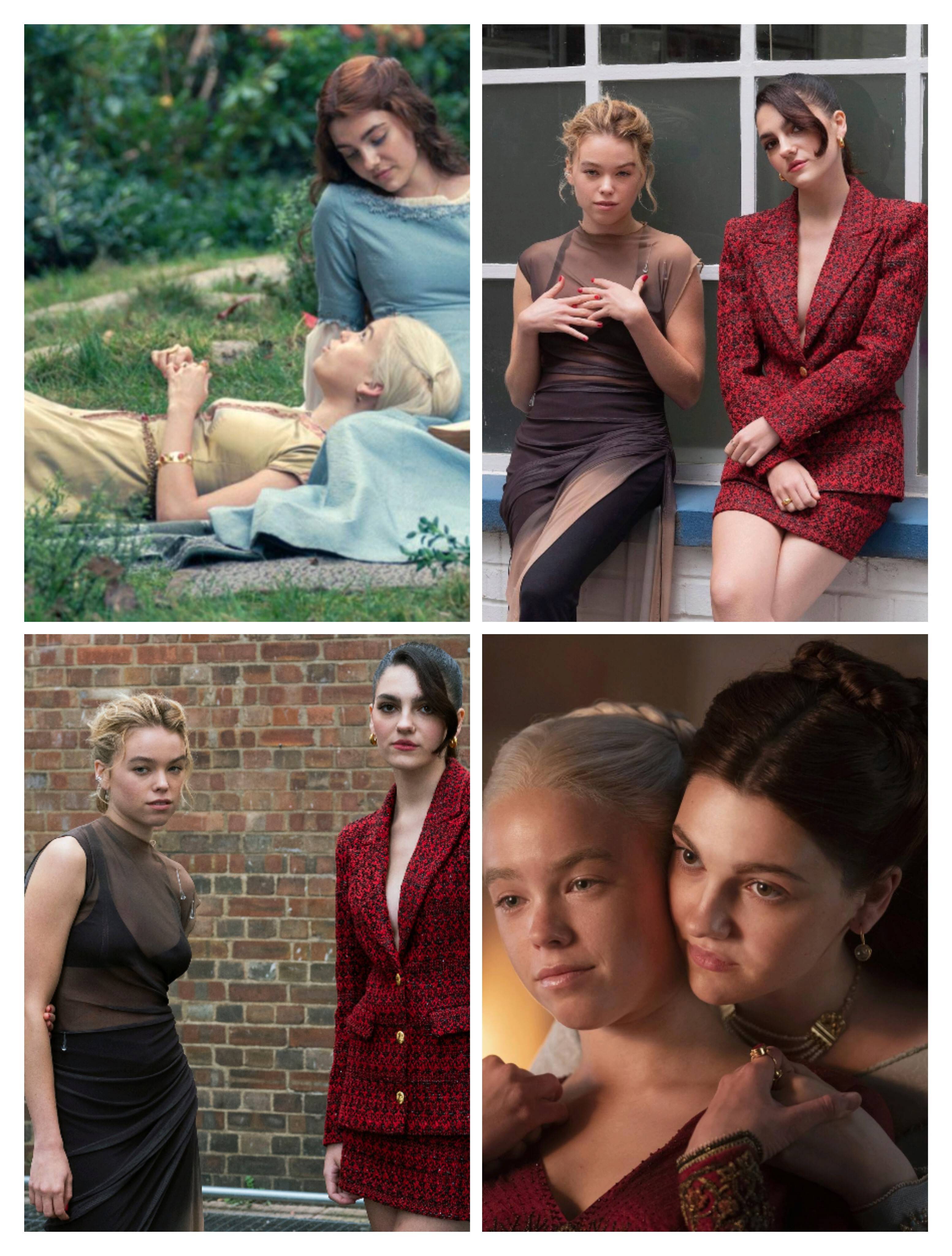 Milly Alcock And Emily Carey Scrolller