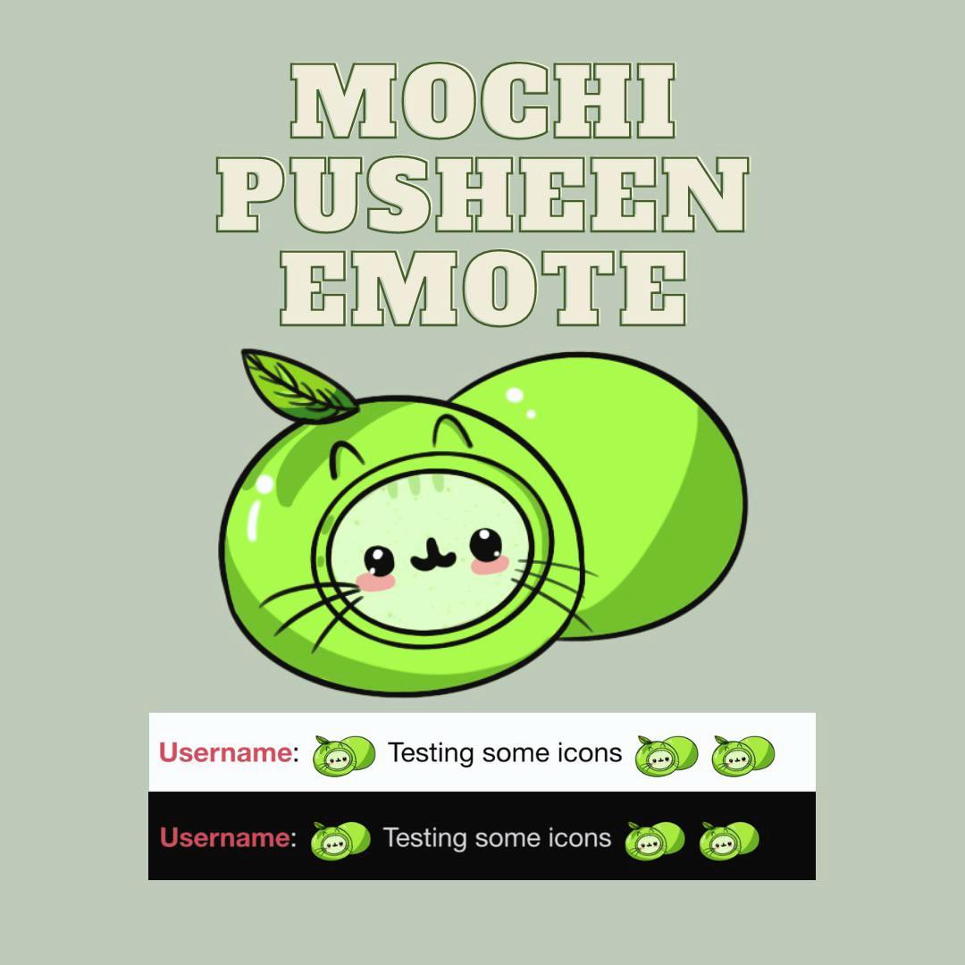Mochi Pusheen emote made by me | Scrolller