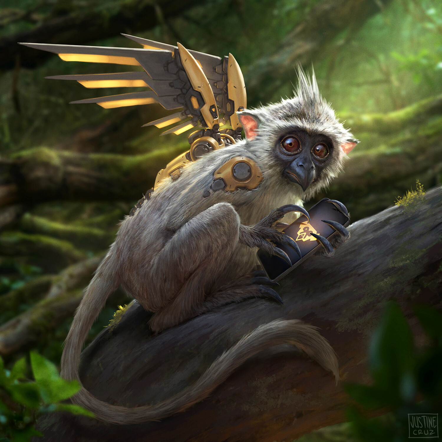 Monke by Justine Cruz | Scrolller