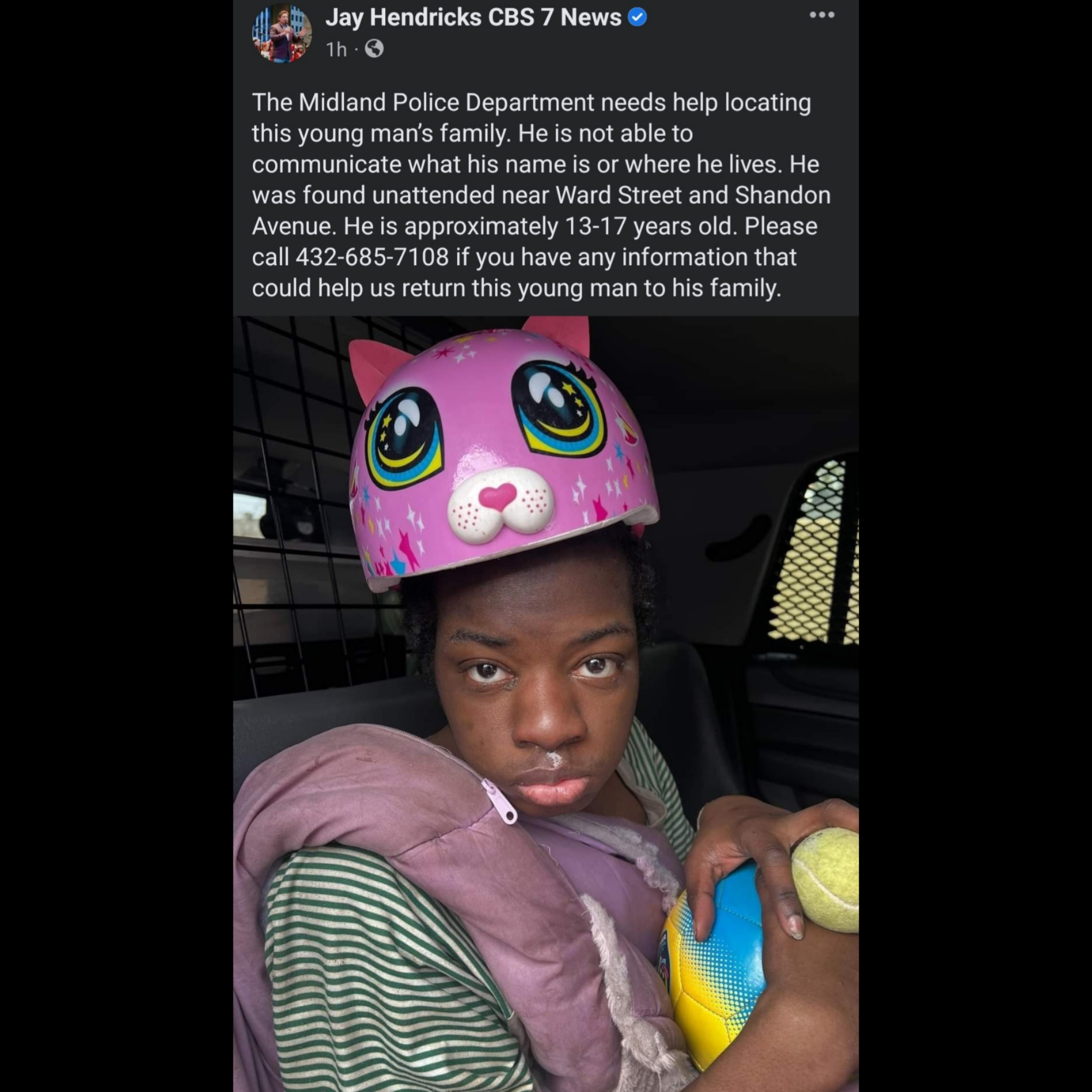 MPD needs help locating this young boys family/guardian. | Scrolller