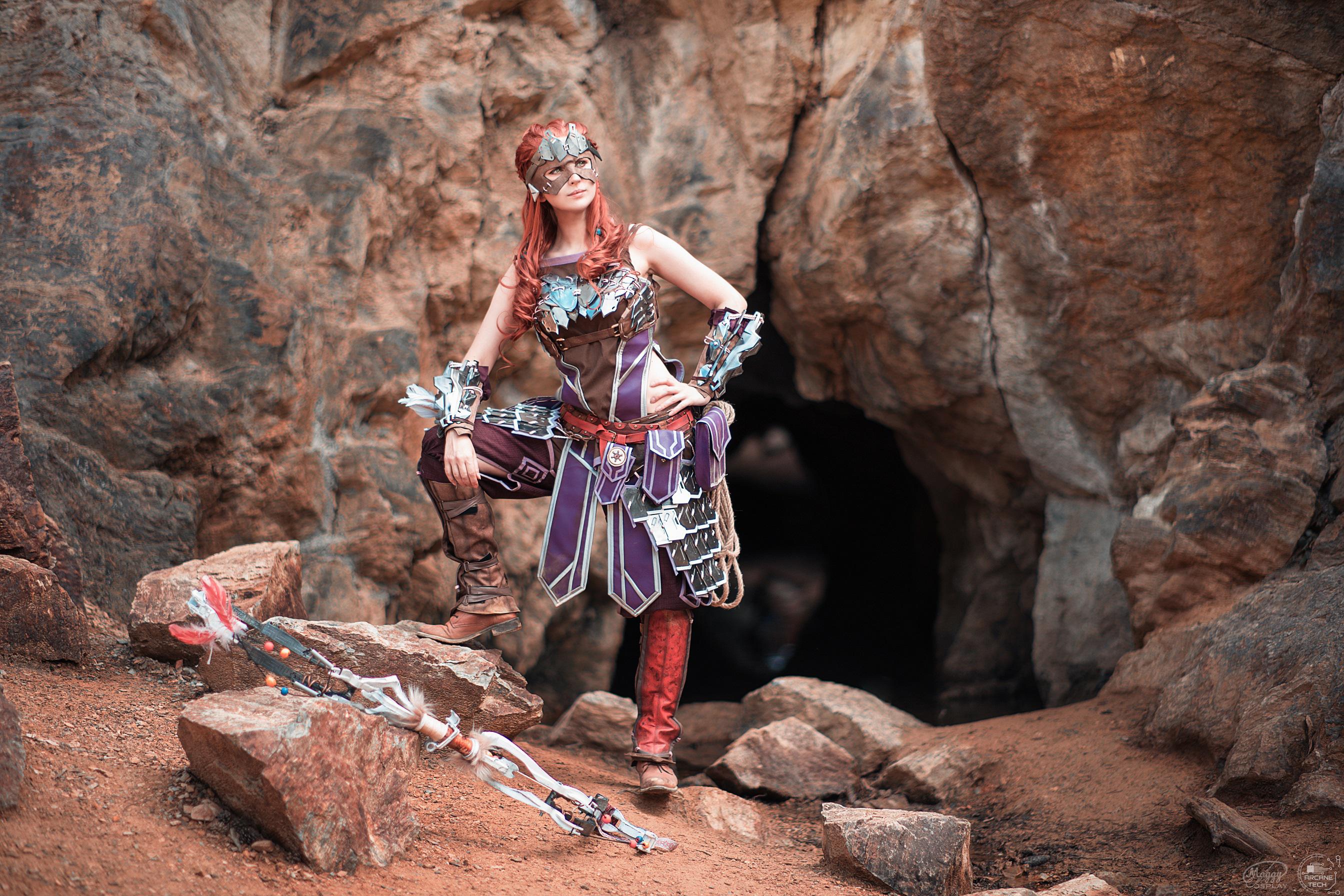 My Aloy cosplay from Horizon Zero Dawn! Photo by Arcane Tech | Scrolller
