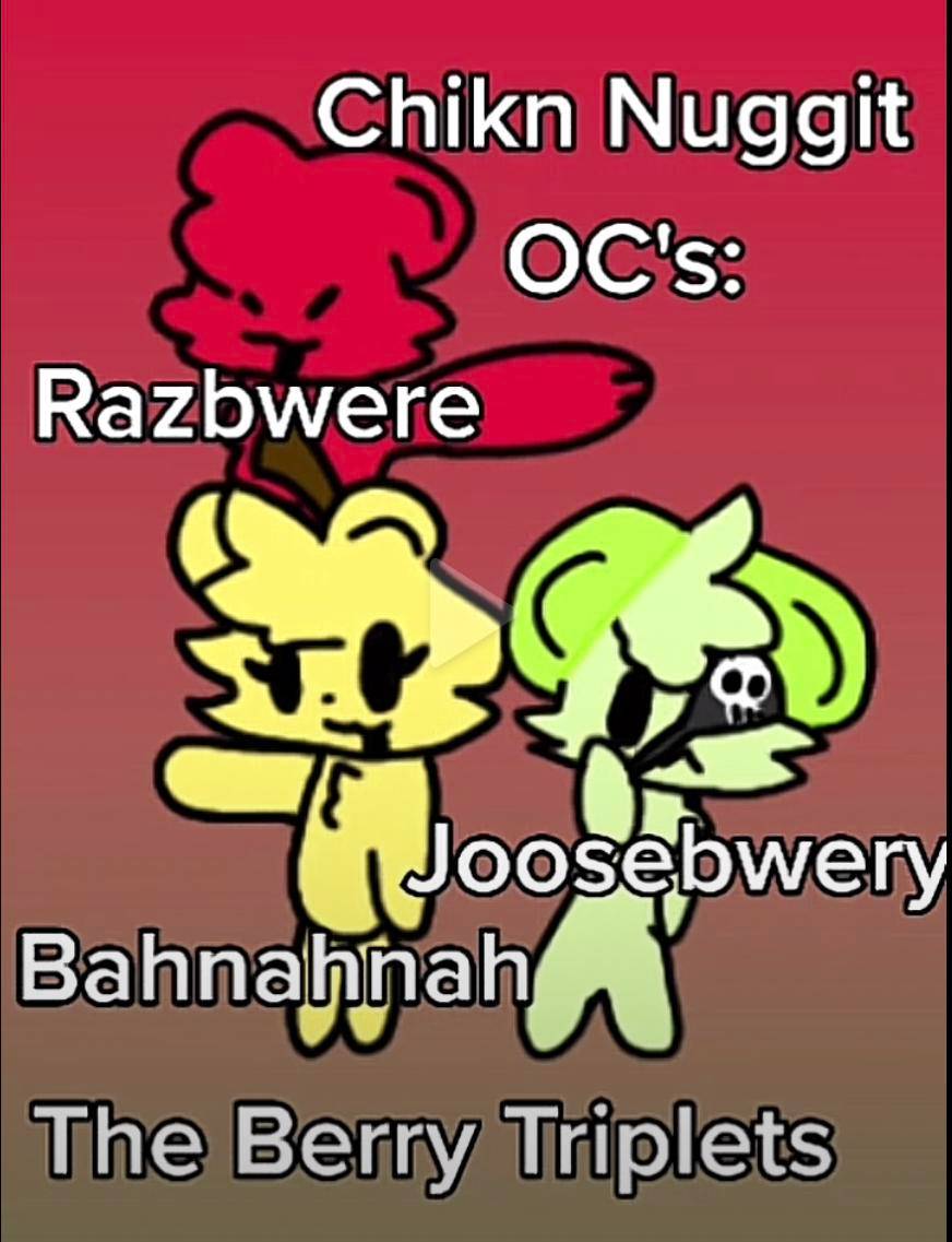 My Chikn Nuggit Oc's! They’re actually from one month ago but I just wanna share them here ...