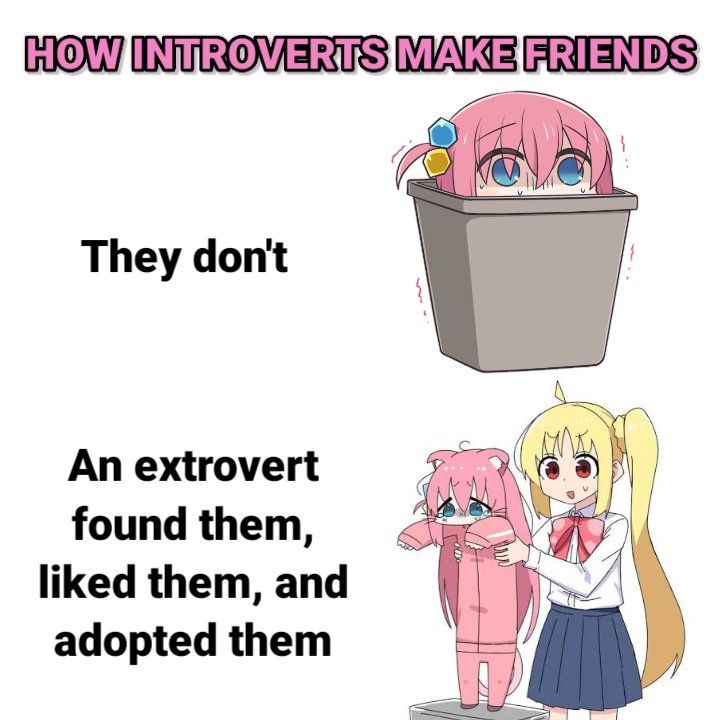 Nijika, an extrovert who likes to adopt introverts | Scrolller