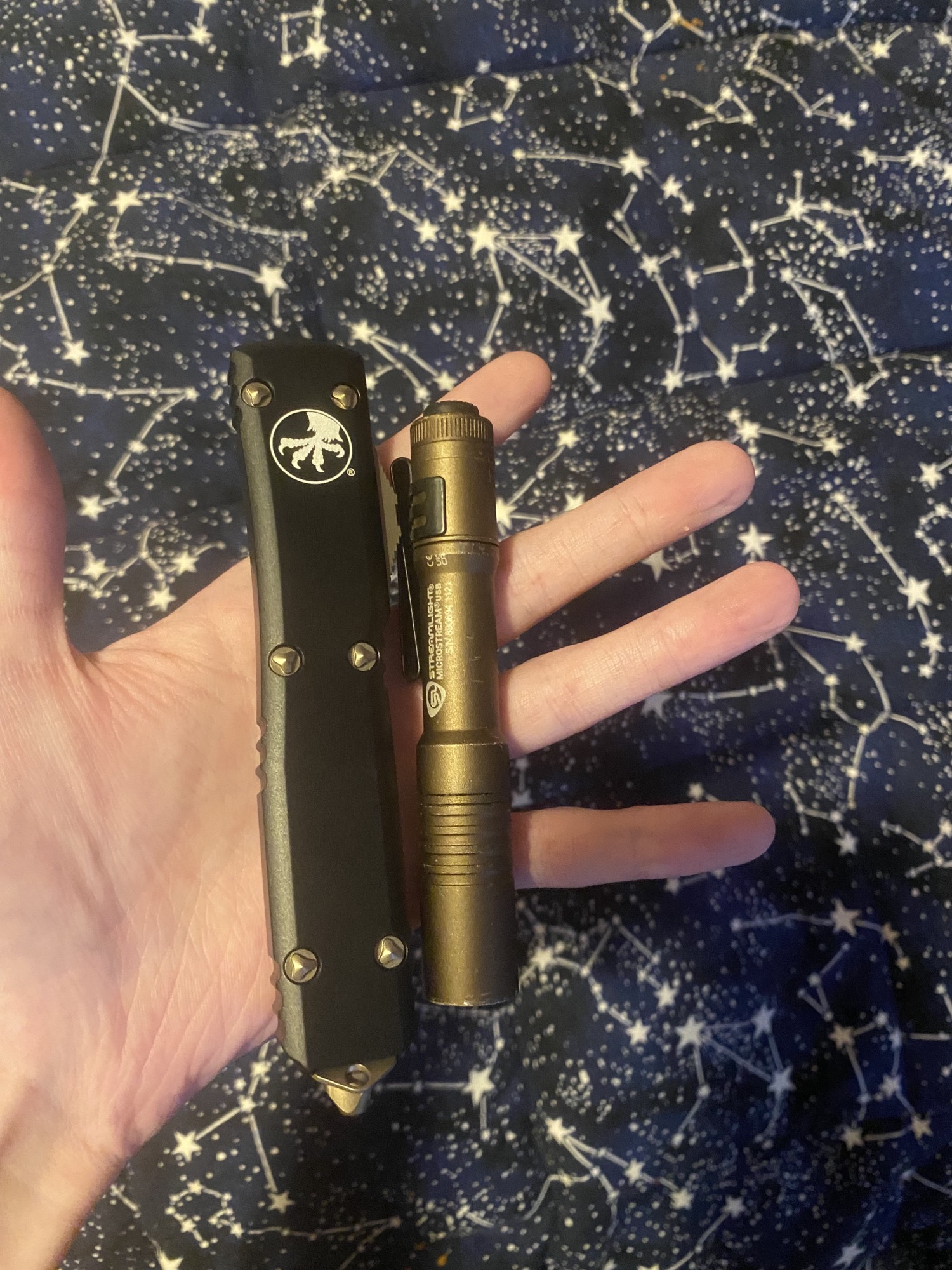 Nkd New Microtech Ultra Tech De Bronzed And Old Reliable Micro Stream Scrolller