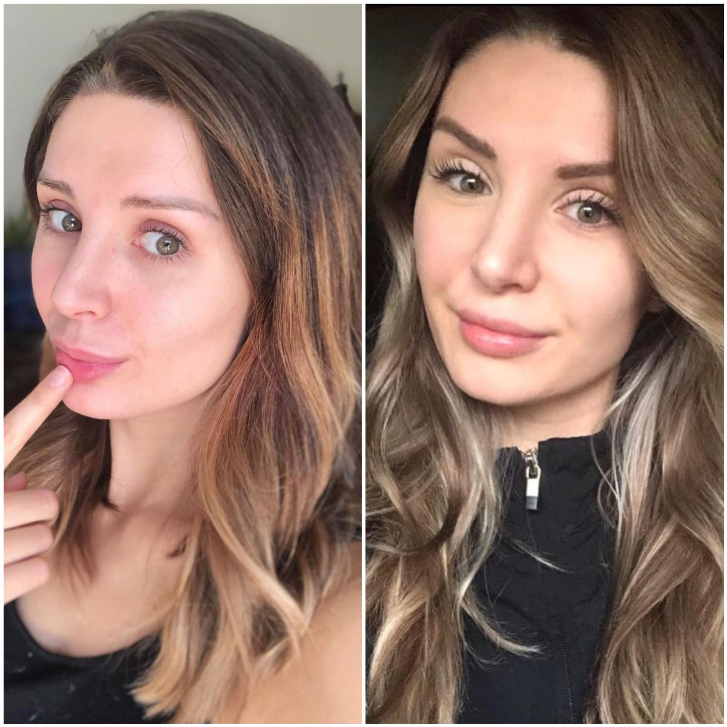 No-makeup Lauren and bimbo Lauren. Which one would you rather throatfuck? | Scrolller