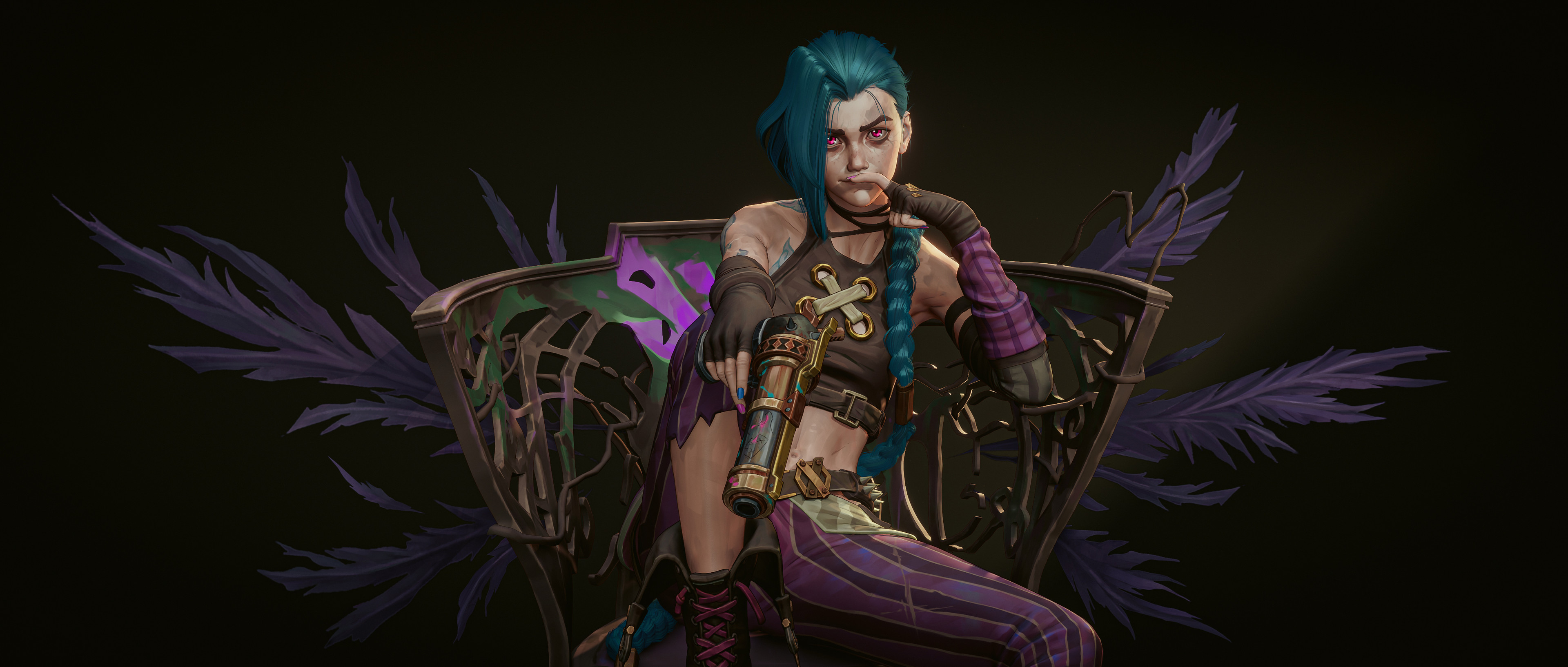 [no spoilers] Jinx-Arcane fan art by Bin Yang | Scrolller