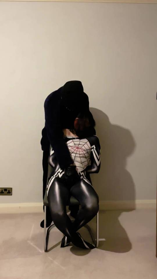 [OC] Aznheroine as SILK / Cindy Moon tied up, and groped by an evil supervillain! | Scrolller