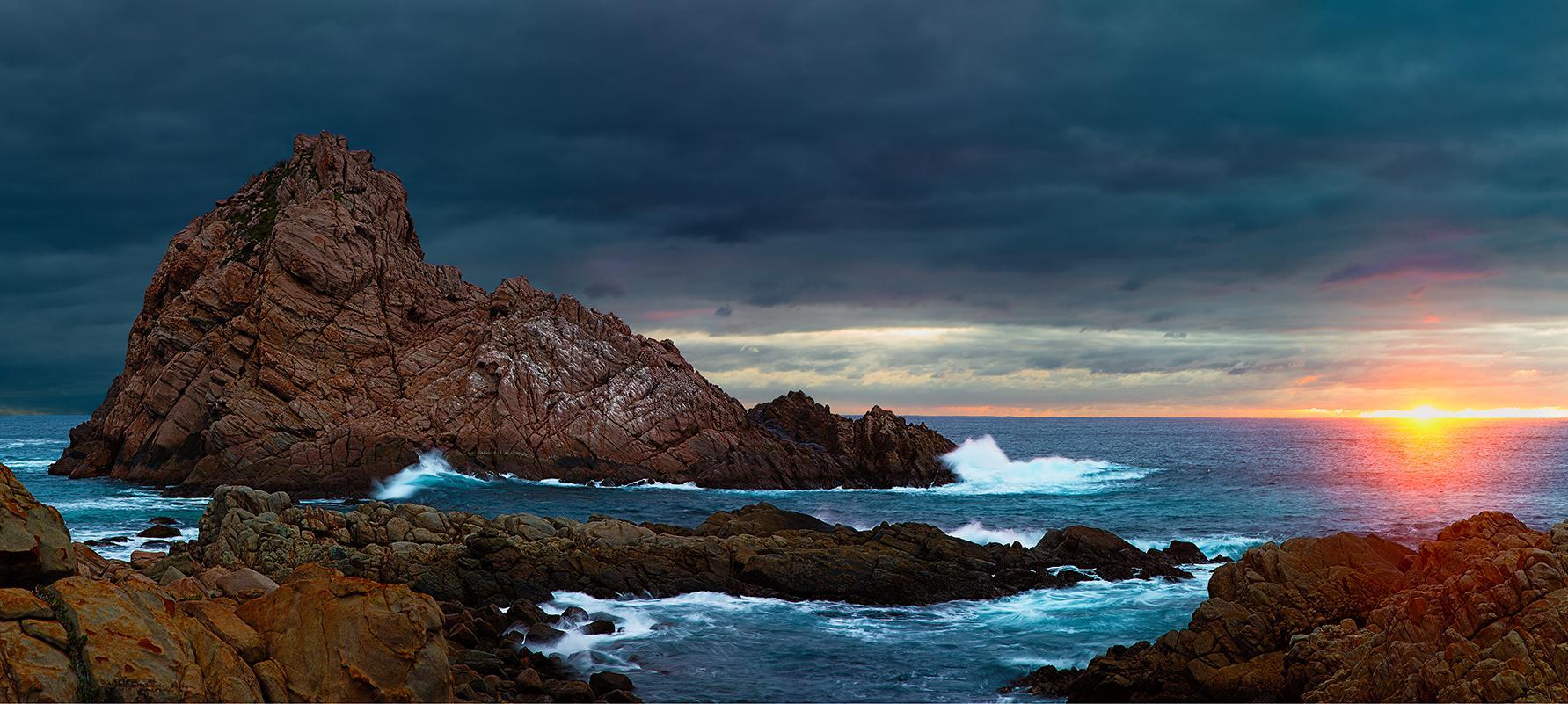 [ OC ] Sunset on the rocks ; 1783 x 801 px | Scrolller