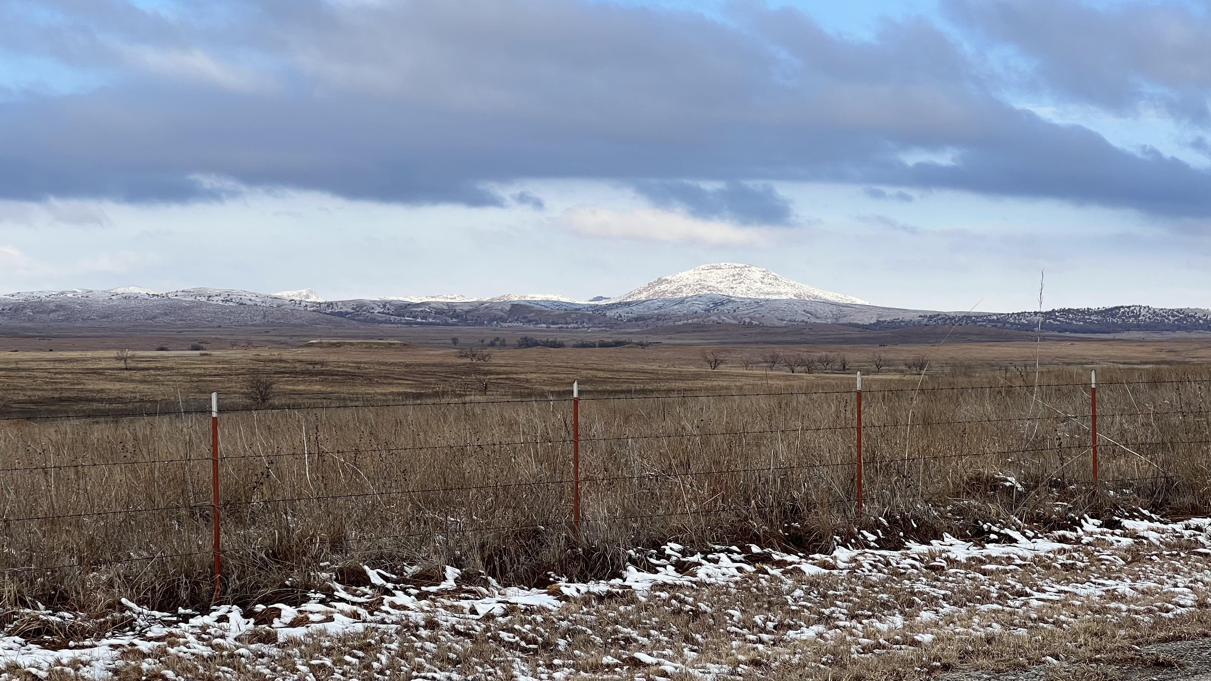 [OC] The Wichita Mountains in SW Oklahoma after a rare snowfall. | Scrolller