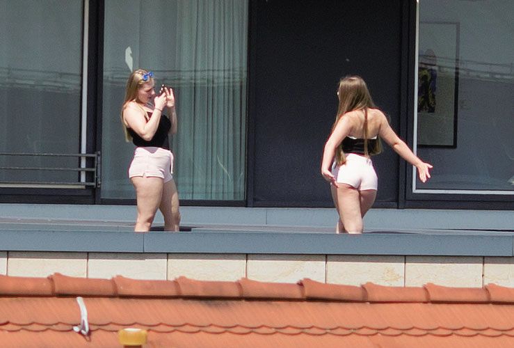 on a roof | Scrolller