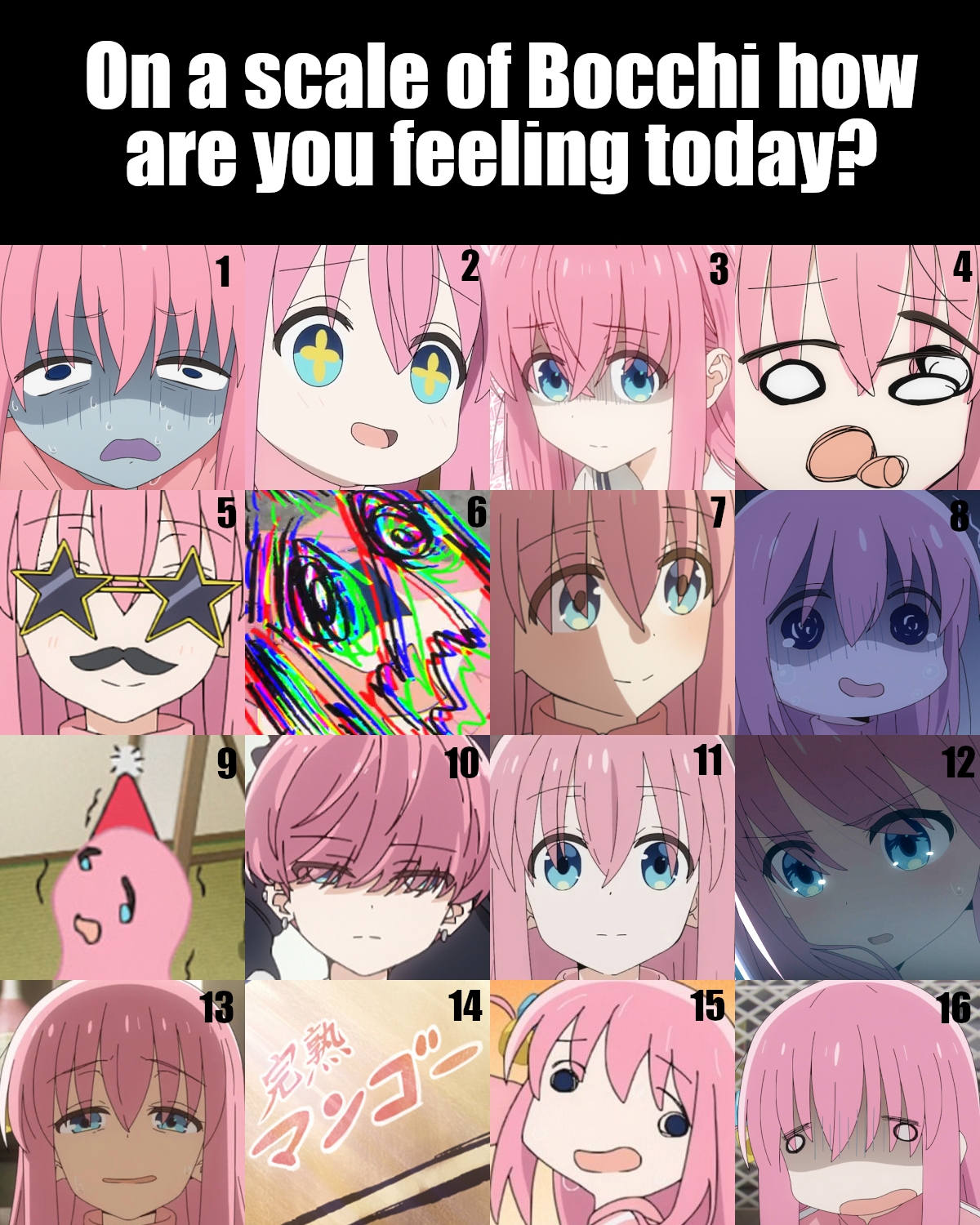 On a scale of Bocchi how are you feeling today? | Scrolller