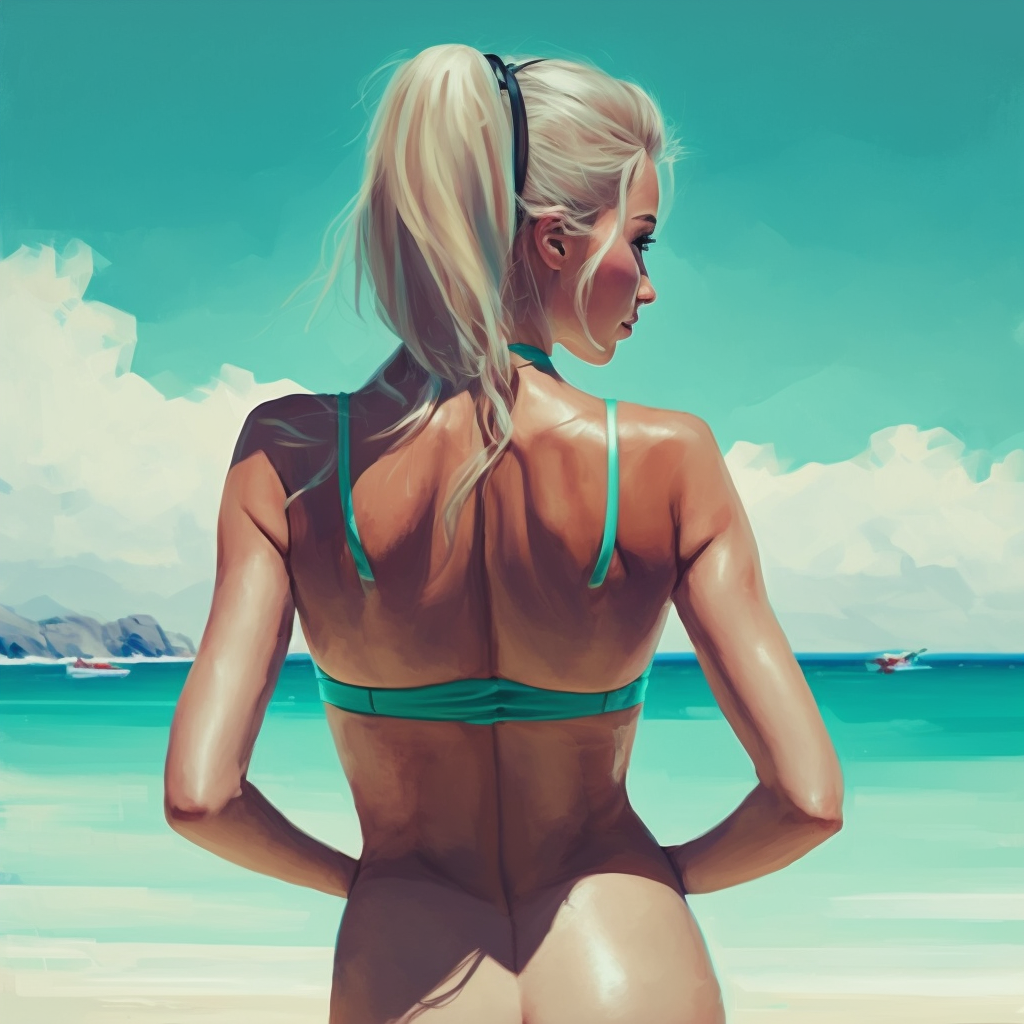 On the beach | Scrolller