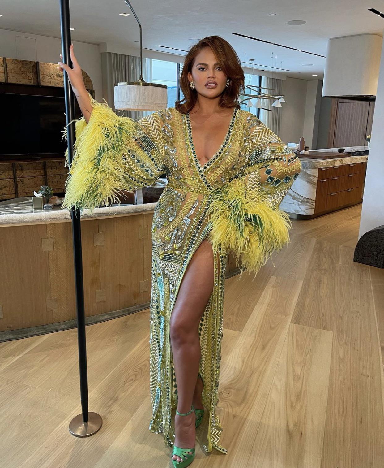 One more of the Vanity Fair dress from her IG | Scrolller