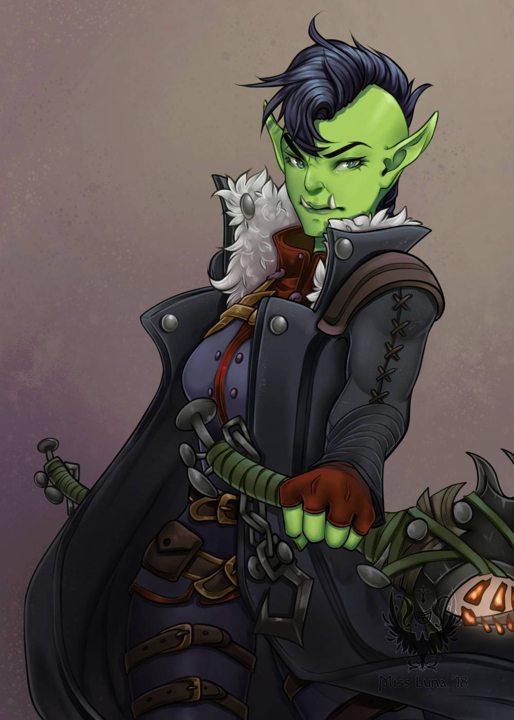 Orc Rogue by MochiMalha | Scrolller