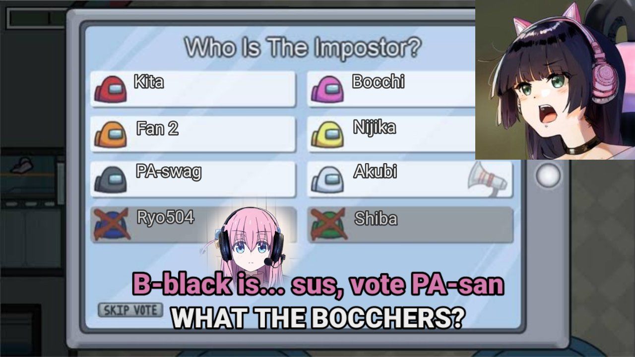 PA-san plays Among Us | Scrolller