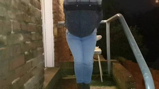 Peeing my jeans and boots outside my front door! | Scrolller Peeing my jeans and boots outside my front door! | Scrolller