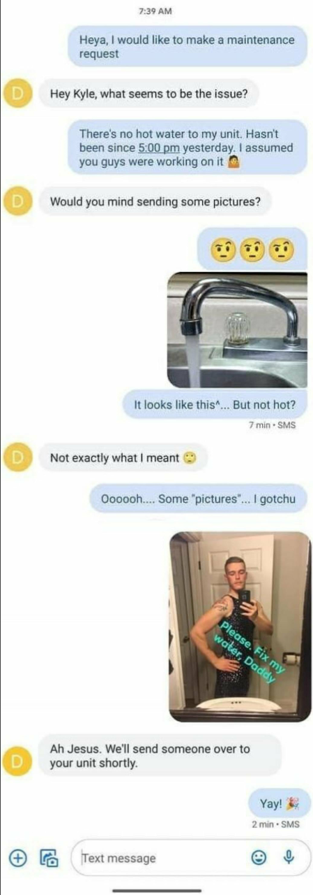 Please fix my water daddy | Scrolller