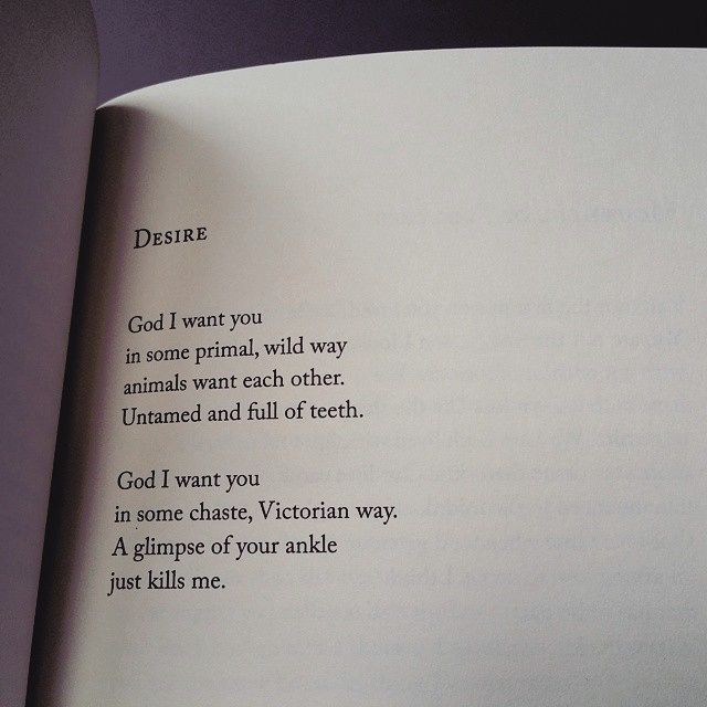 [POEM] Clementine von Radics - Desire | Scrolller