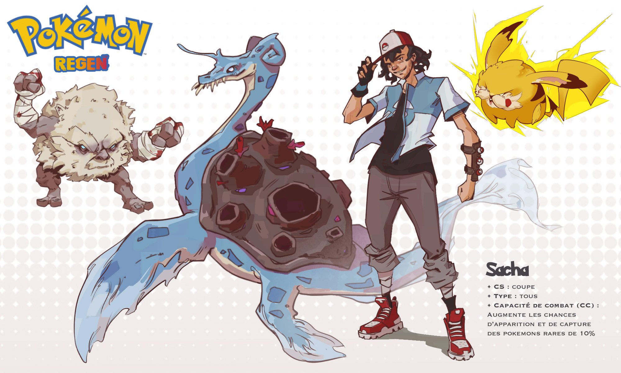 Pokemon Regen - Sacha by Jean-Loup Charnais | Scrolller