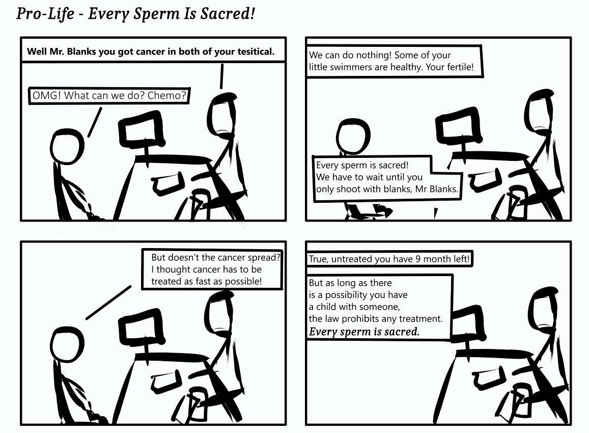 Pro-Life - Every Sperm Is Sacred | Scrolller