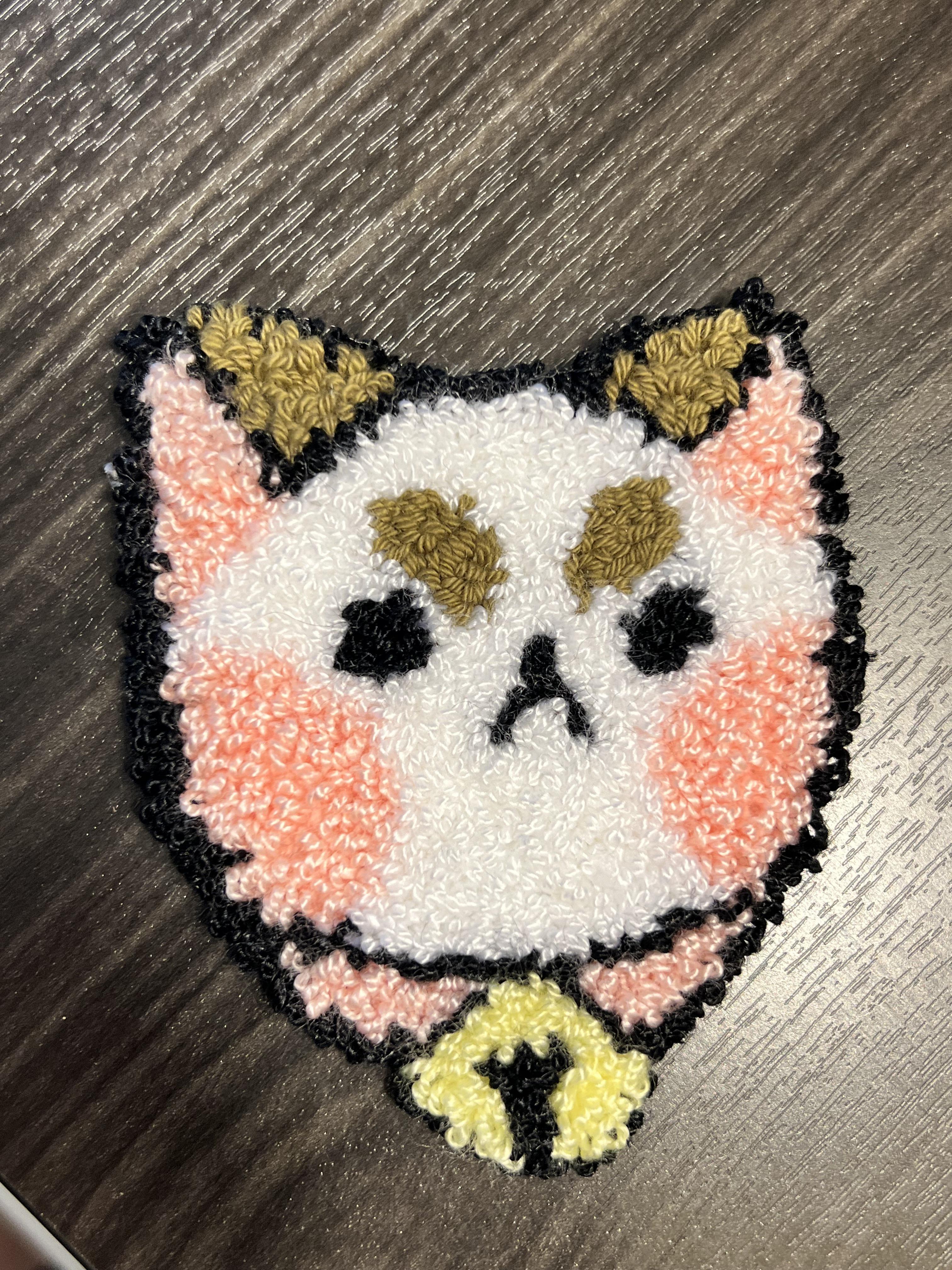 Punch needle puppycat | Scrolller