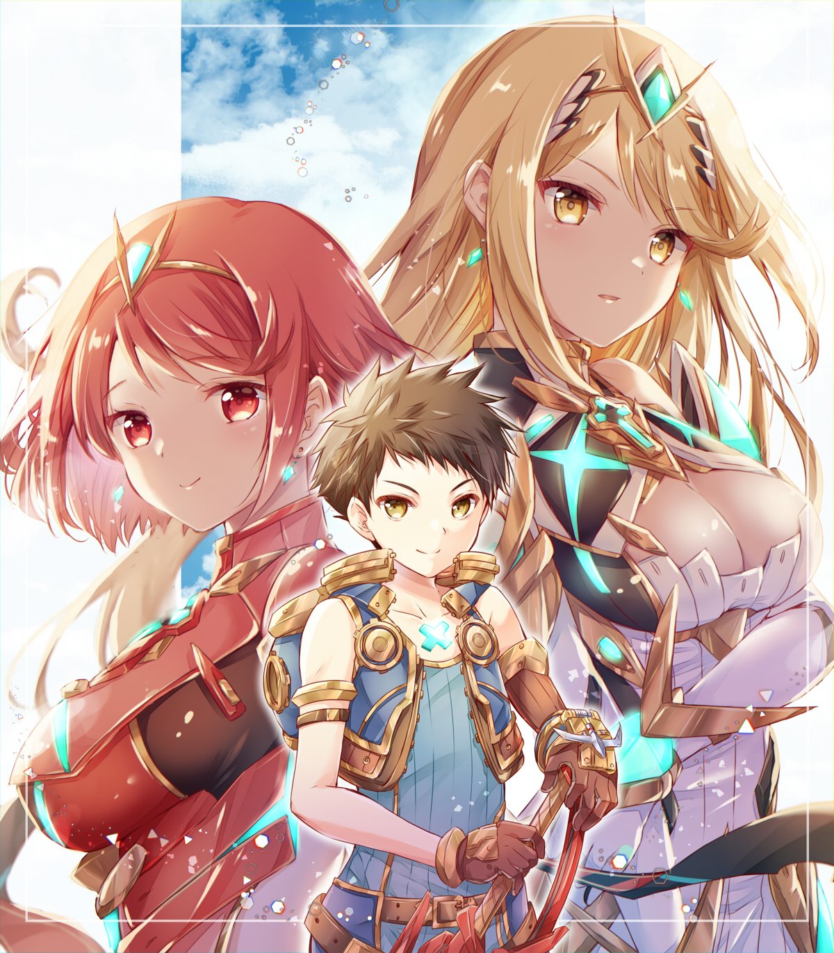 Pyra, Mythra and Rex | Scrolller