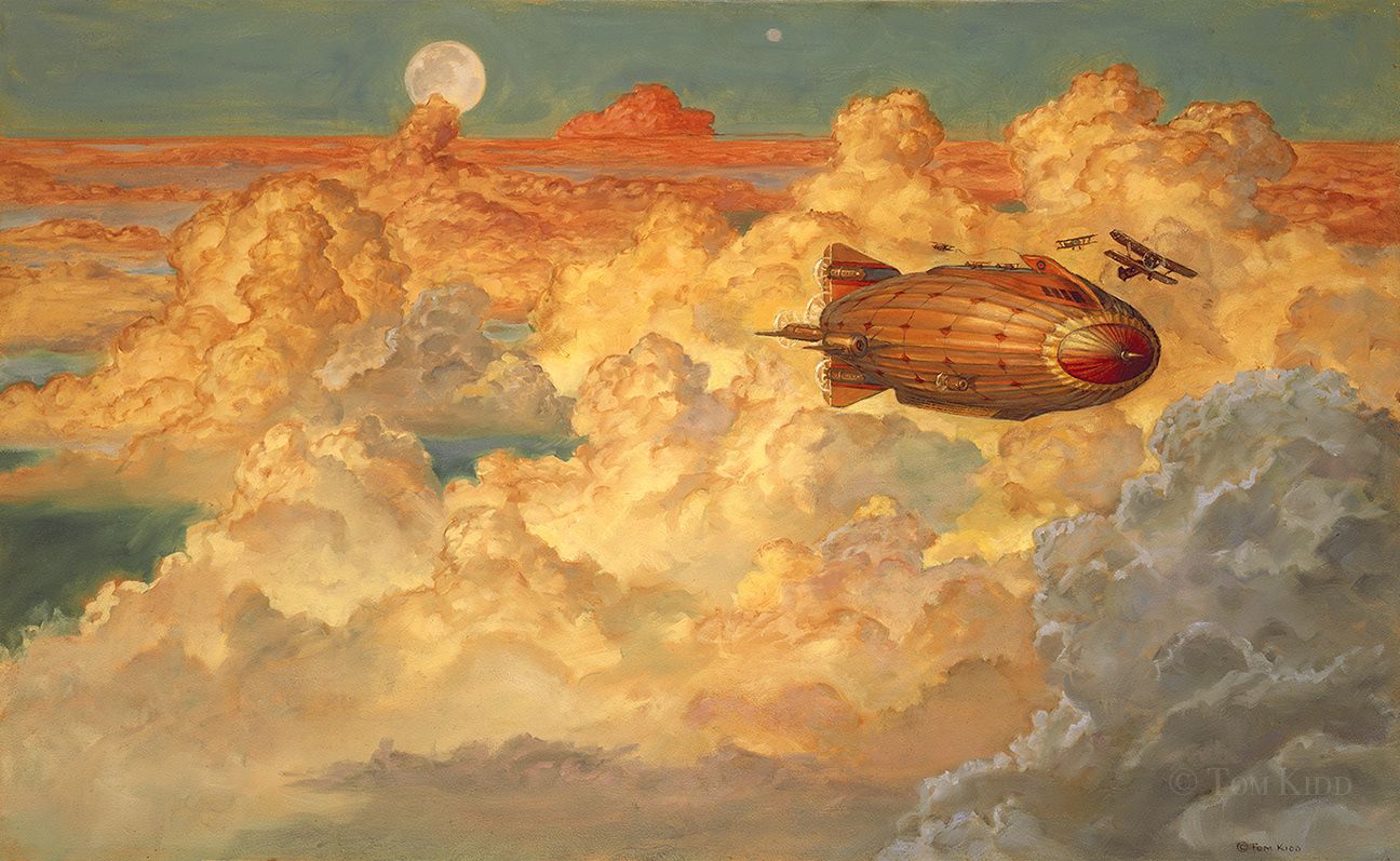 [/r/ImaginarySkyscapes] Above the Clouds by Tom Kidd | Scrolller