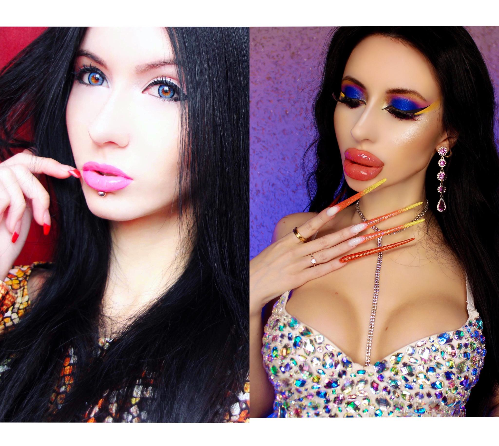 Rate my way of bimbofication face and figure | Scrolller