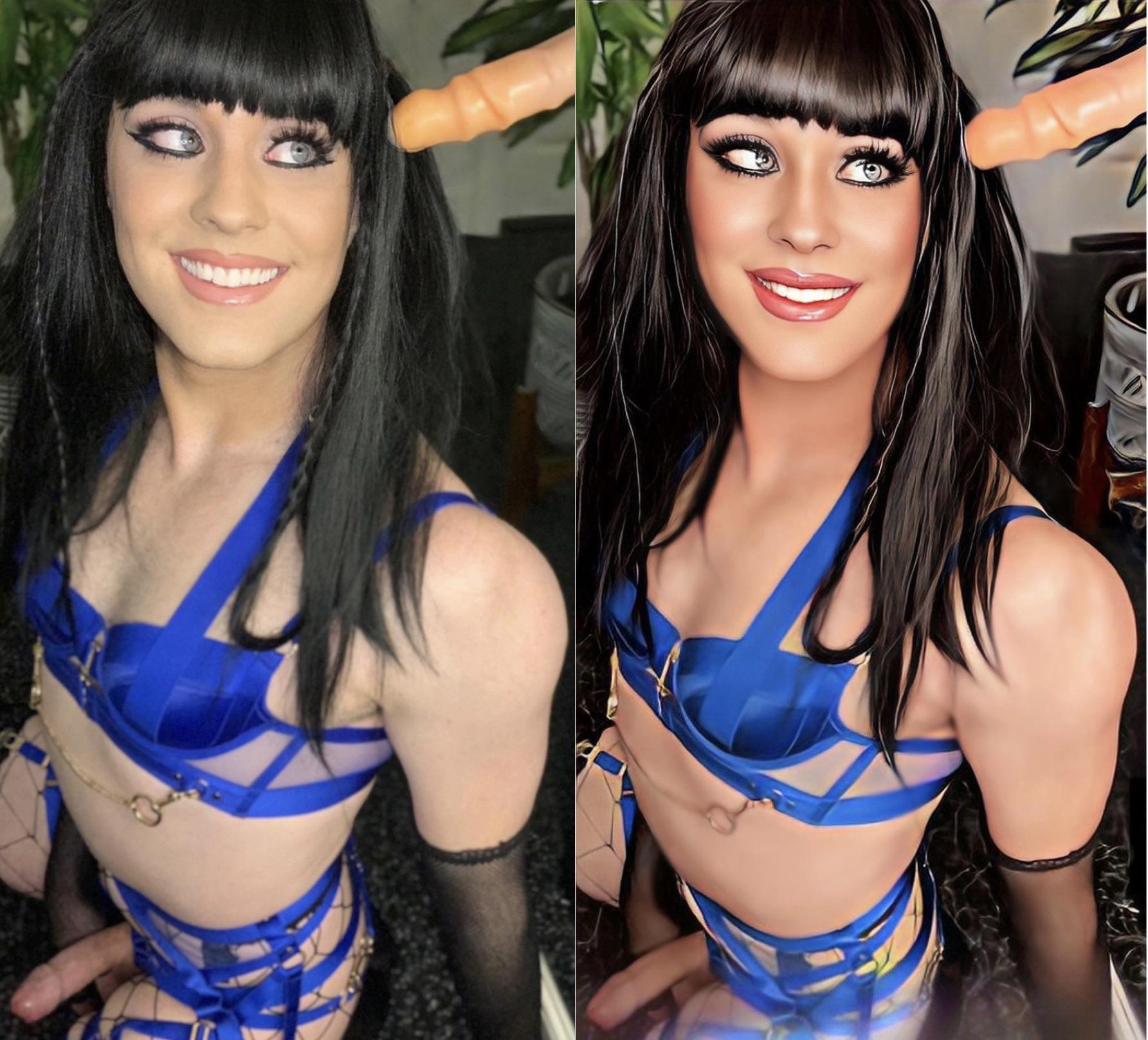 Real me? Or AI me? The choice is yours. | Scrolller