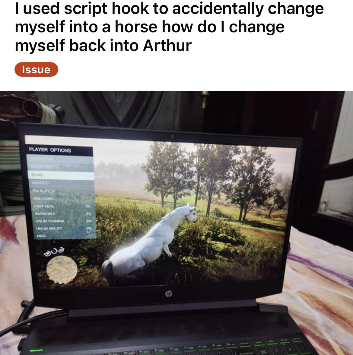 Red Dead Transformation (M Arthur -> Horse) | Scrolller