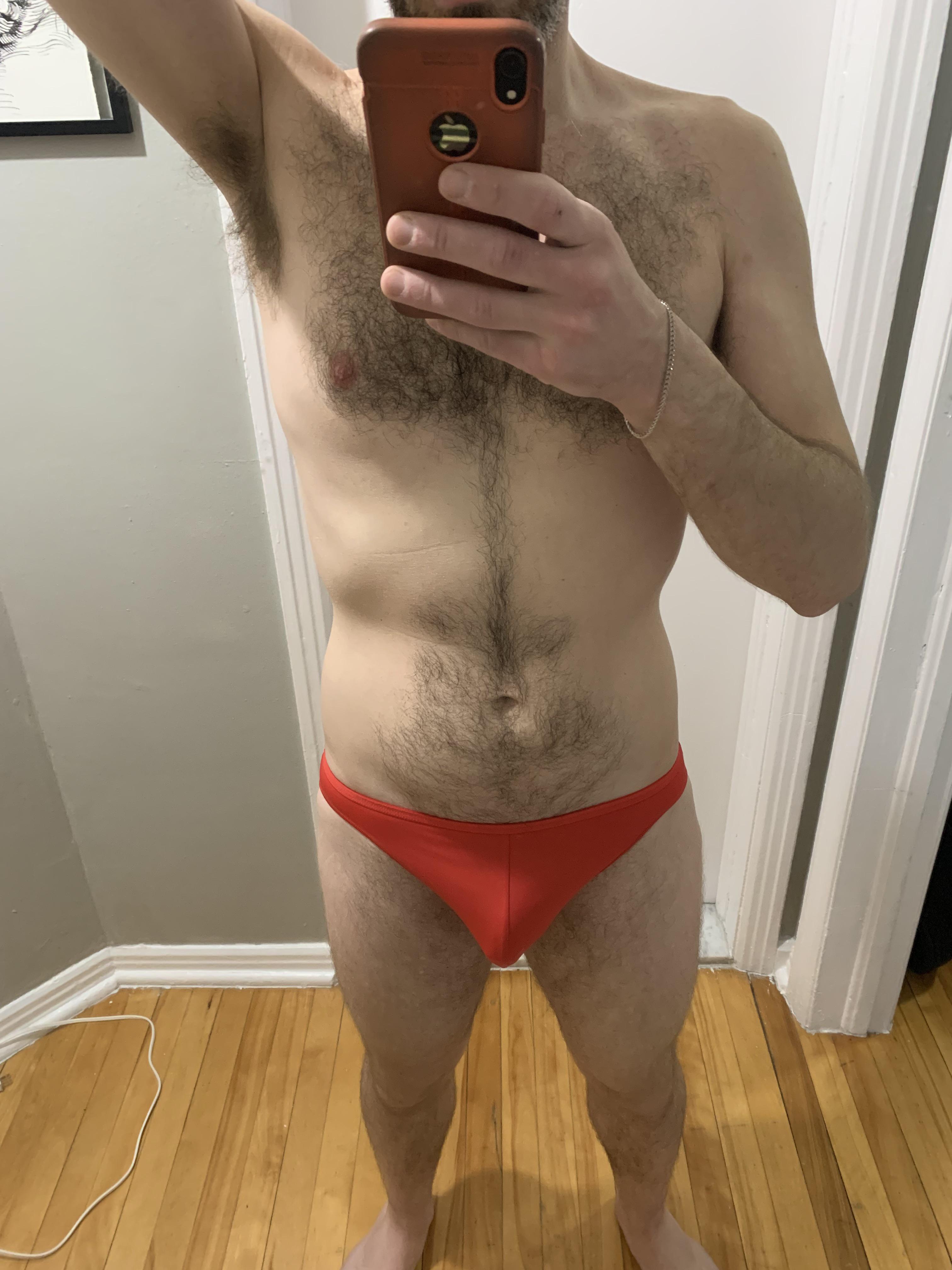 Red Hom bikini briefs | Scrolller